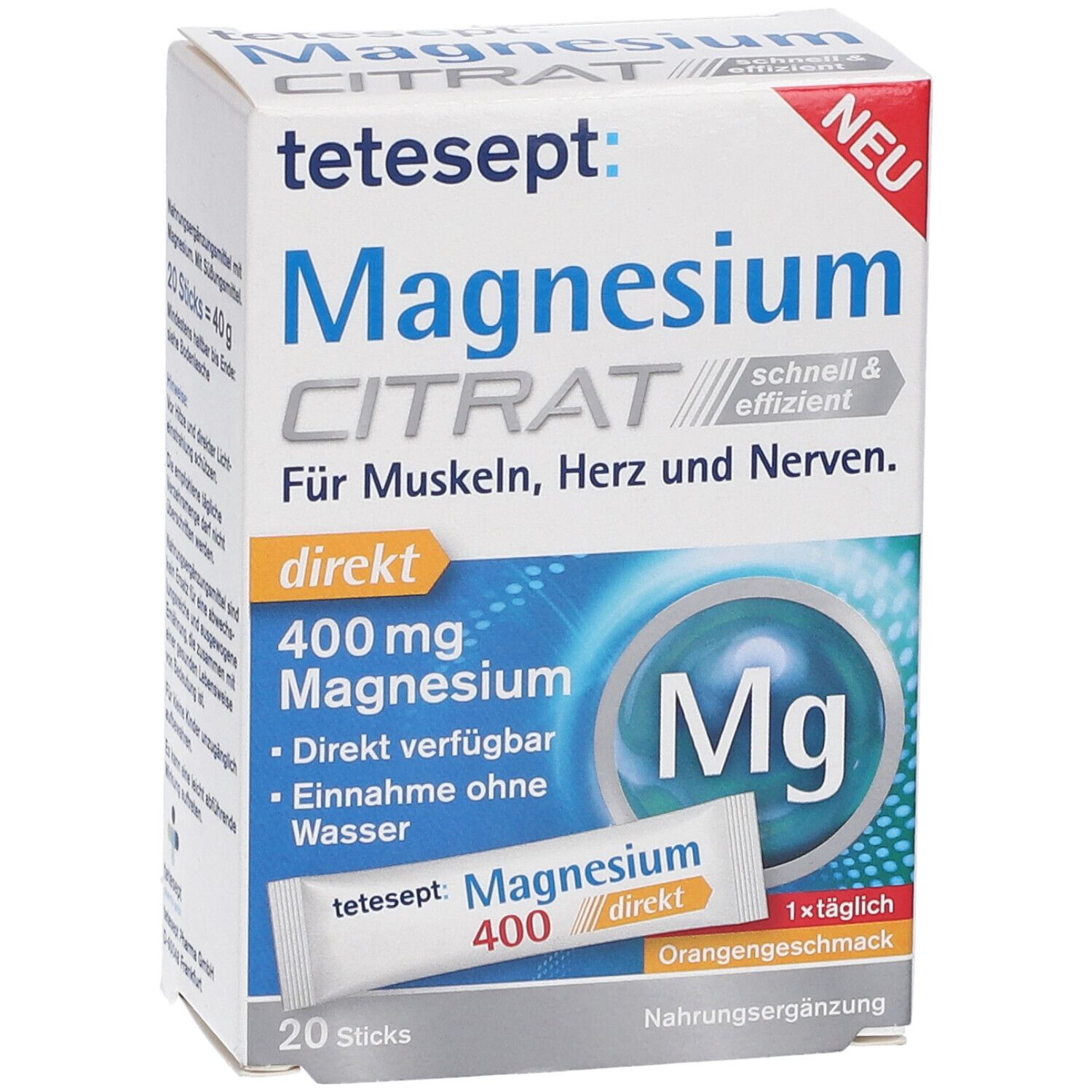 tetesept® Magnesium CITRAT 20 St - Shop Apotheke