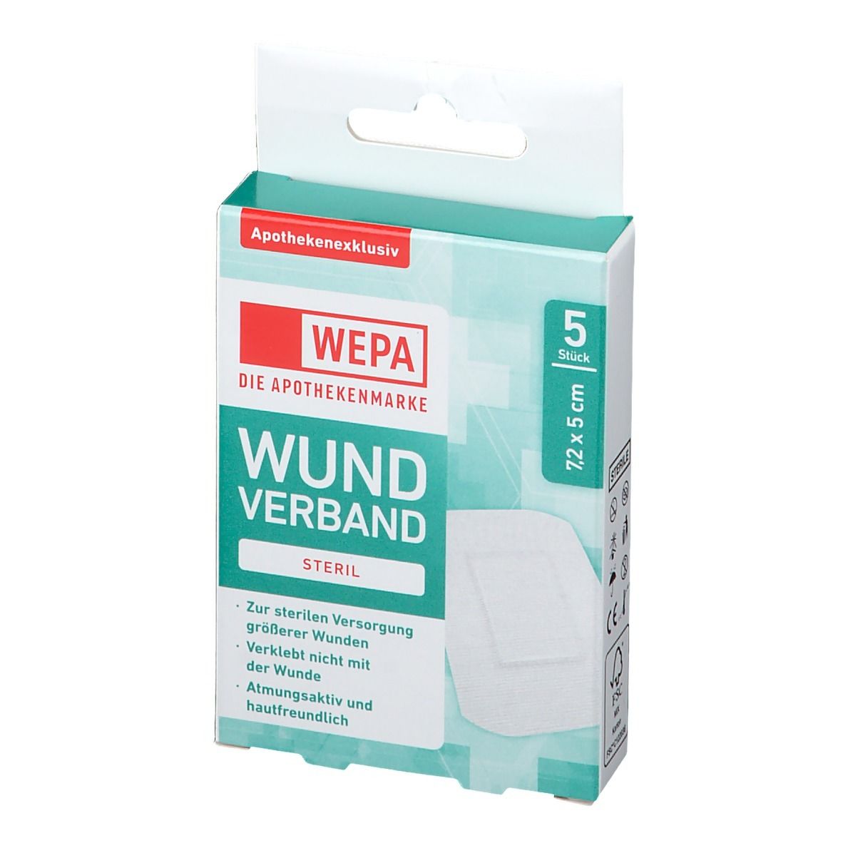 WEPA Wundverband steril 5 St - Shop Apotheke