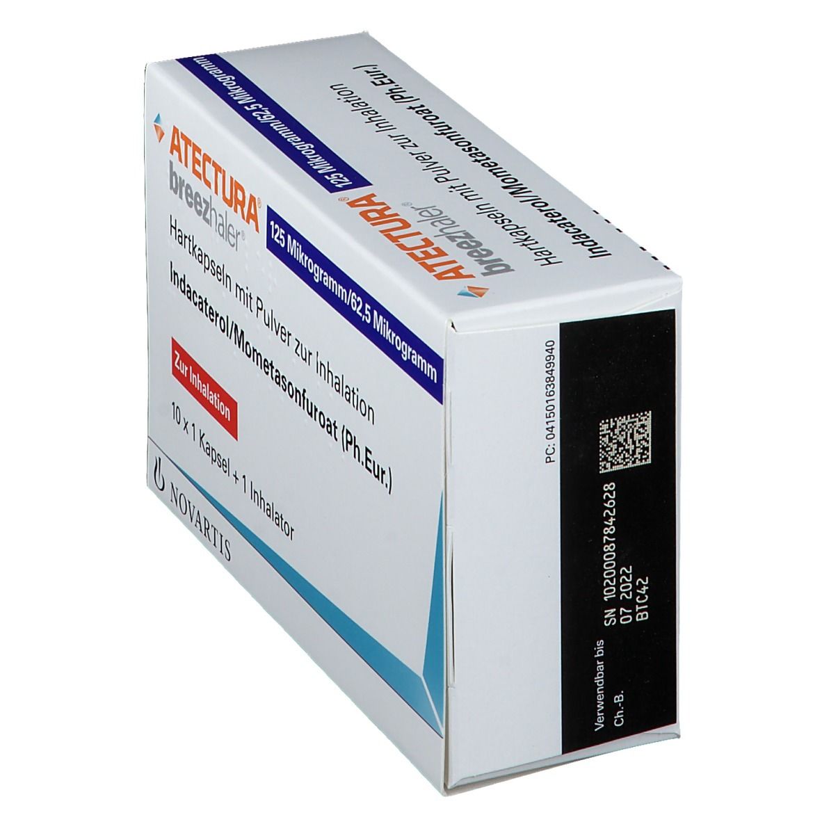 ATECTURA® breezhaler 125 µg/62,5 µg 10 St mit dem E-Rezept kaufen ...