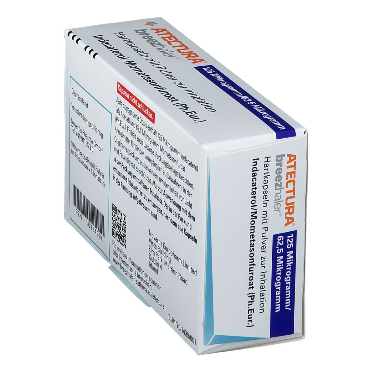 ATECTURA® breezhaler 125 µg/62,5 µg 10 St mit dem E-Rezept kaufen ...
