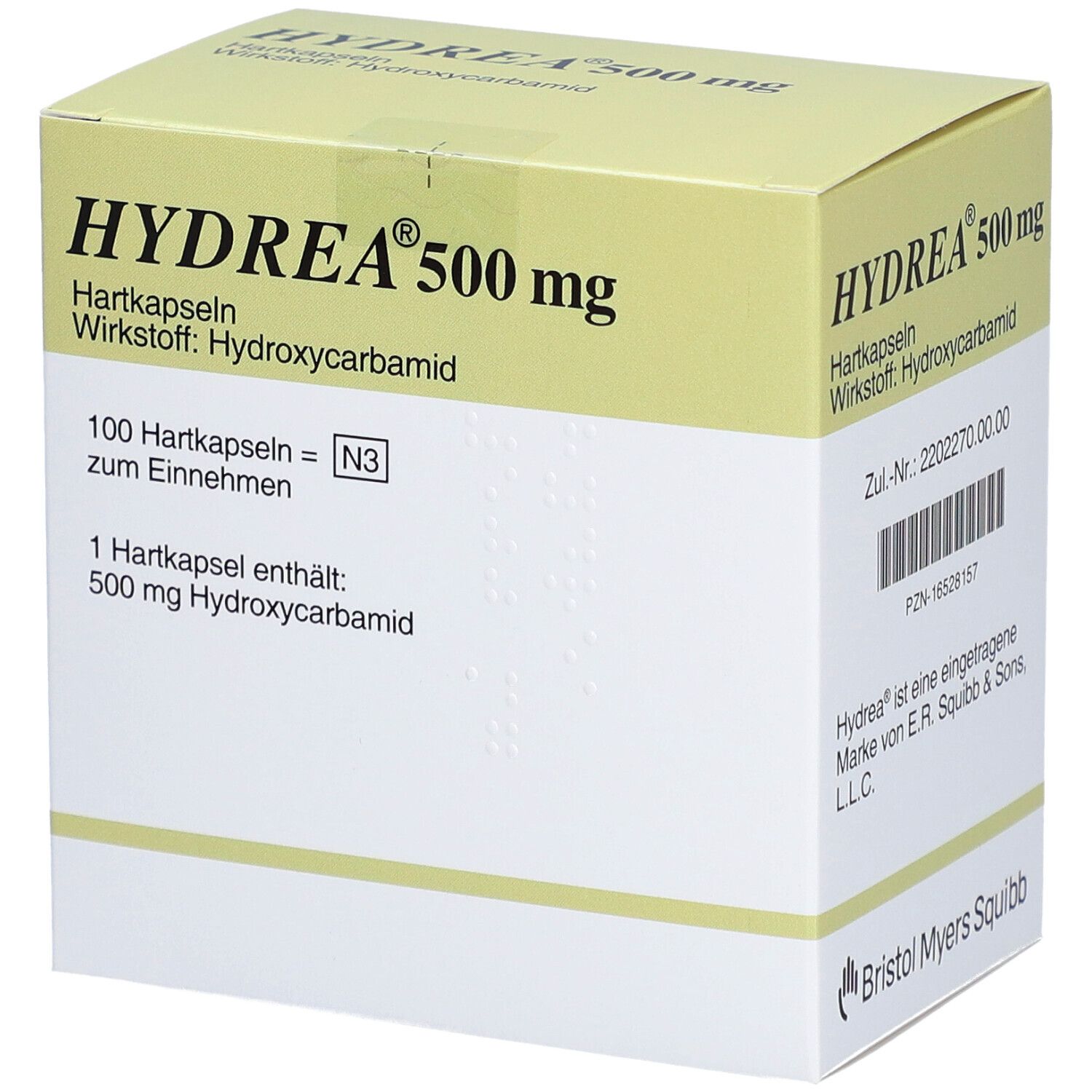 HYDREA 500 mg Hartkapseln 100 St mit dem E-Rezept kaufen - Shop Apotheke