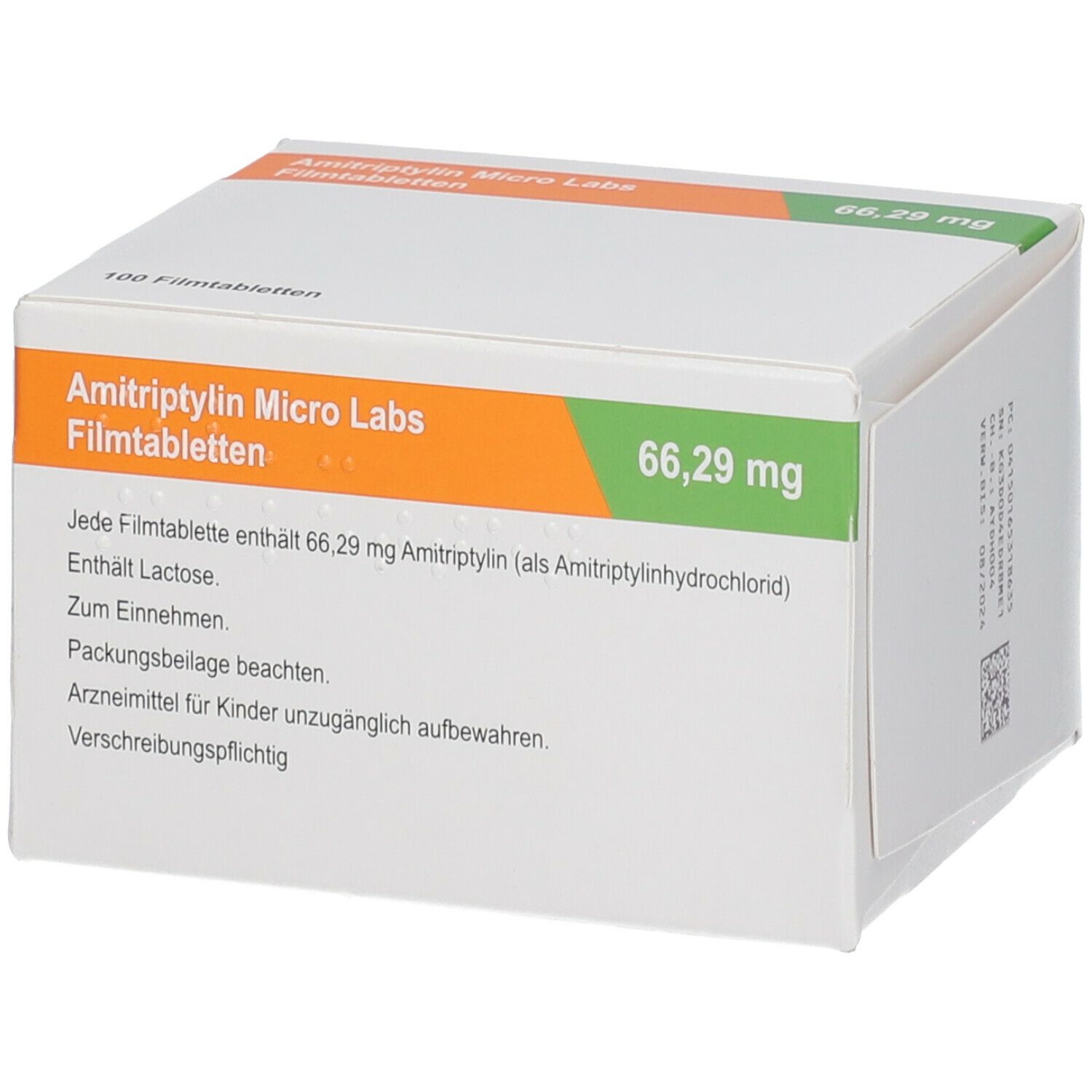 Amitriptylin Micro Labs 66,29 mg 100 St mit dem E-Rezept kaufen - Shop ...