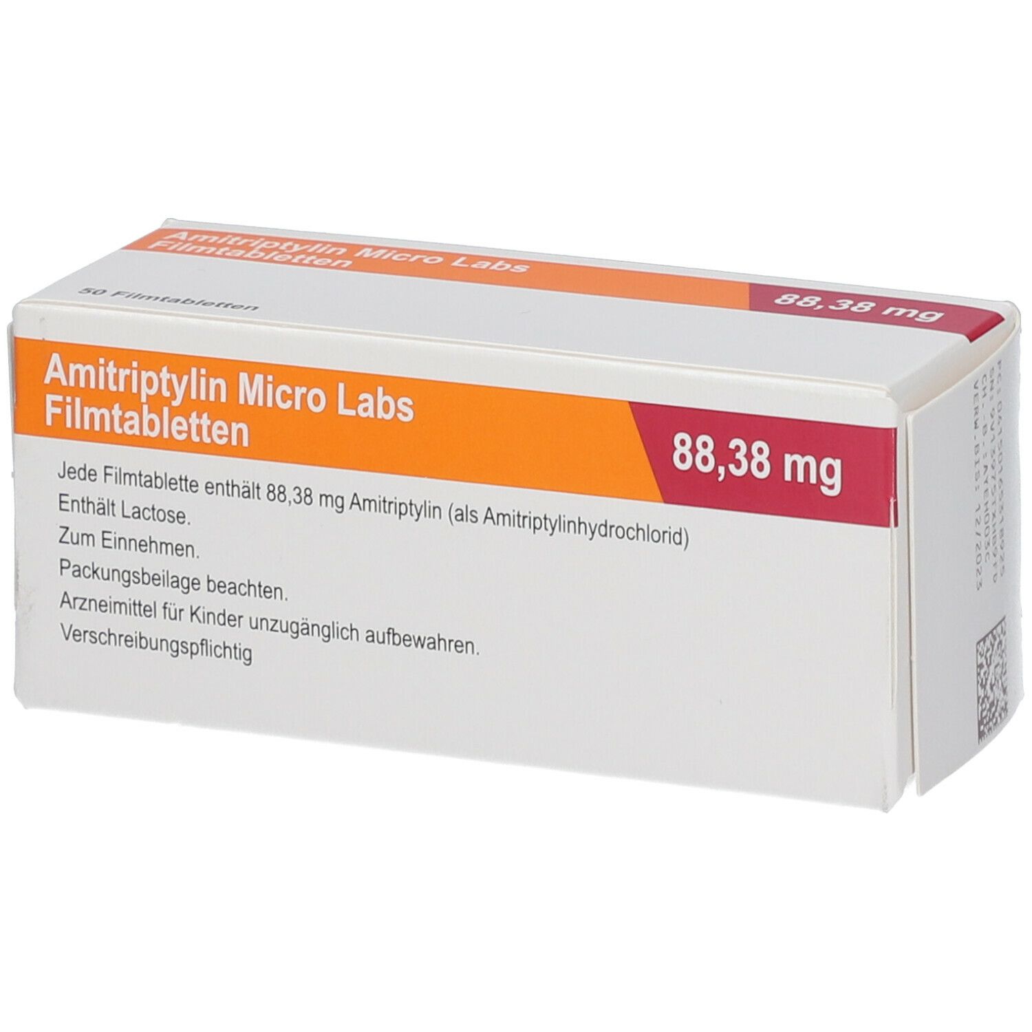 Amitriptylin Micro Labs 88,38 mg 50 St mit dem E-Rezept kaufen - Shop ...