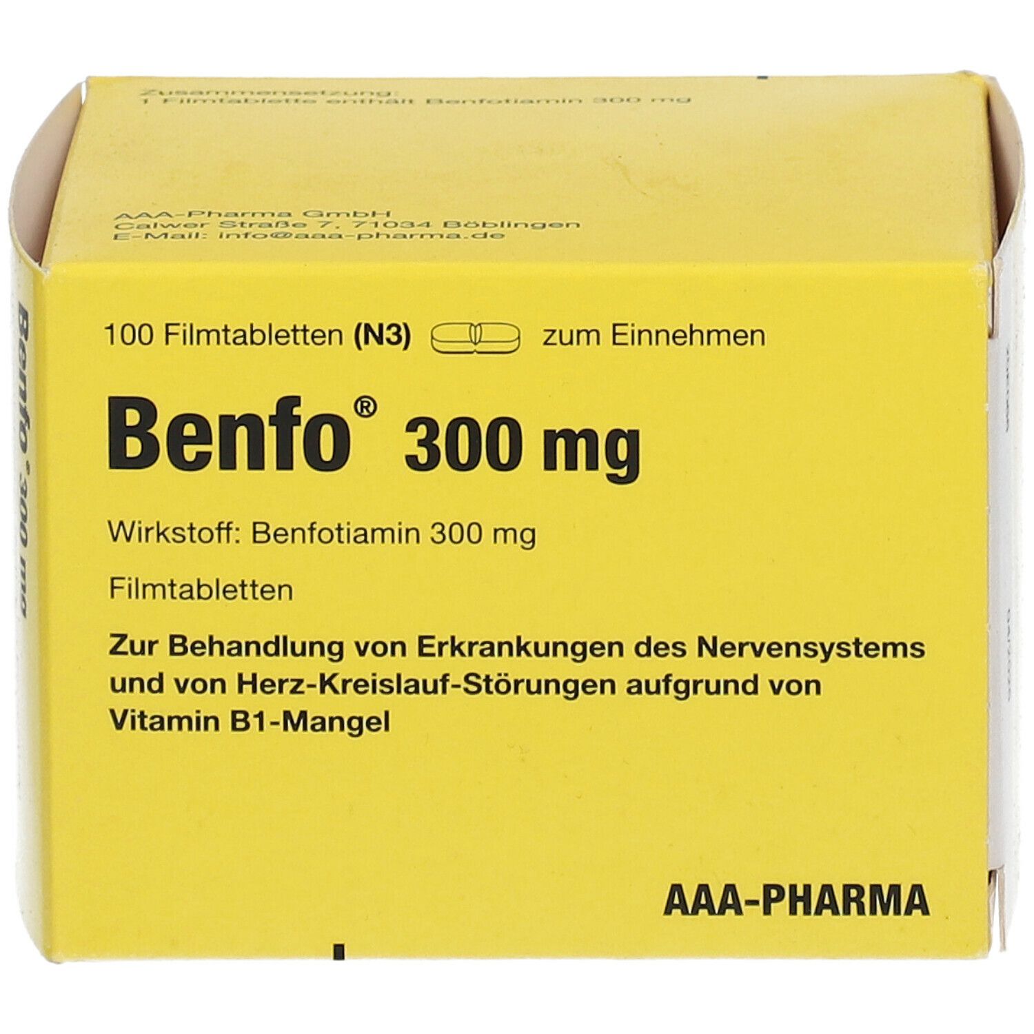 Benfo® 300 mg 100 St - Shop Apotheke