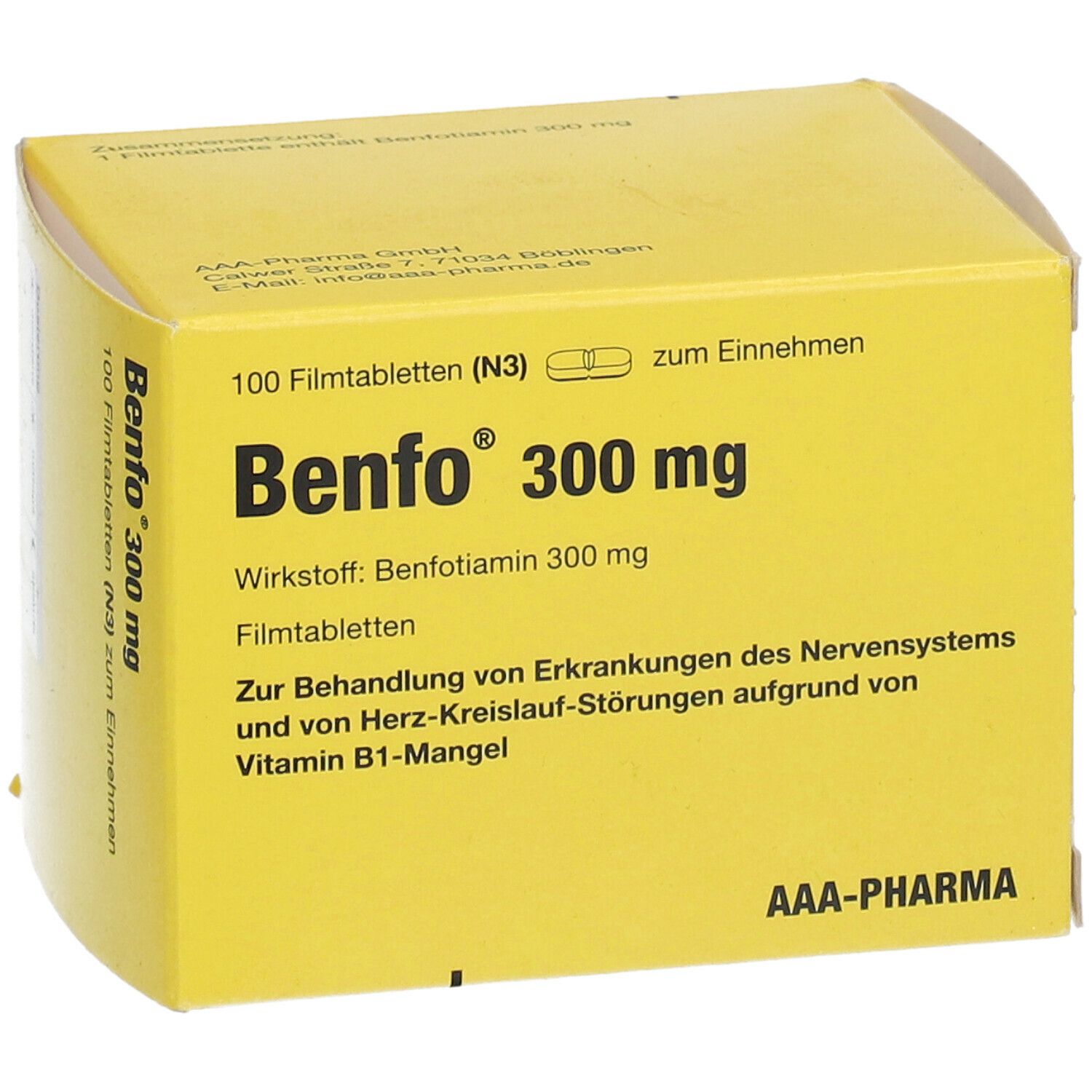 Benfo® 300 mg 100 St - Shop Apotheke
