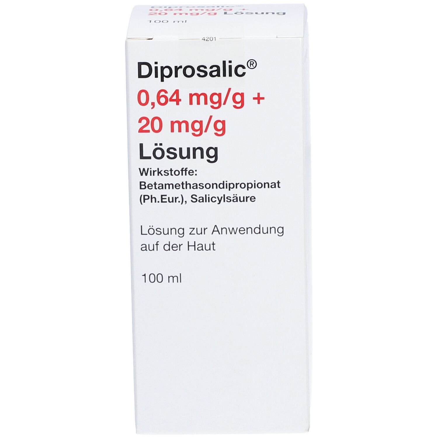 DIPROSALIC Lösung 0,64 mg/g + 20 mg/g 100 ml mit dem E-Rezept kaufen ...