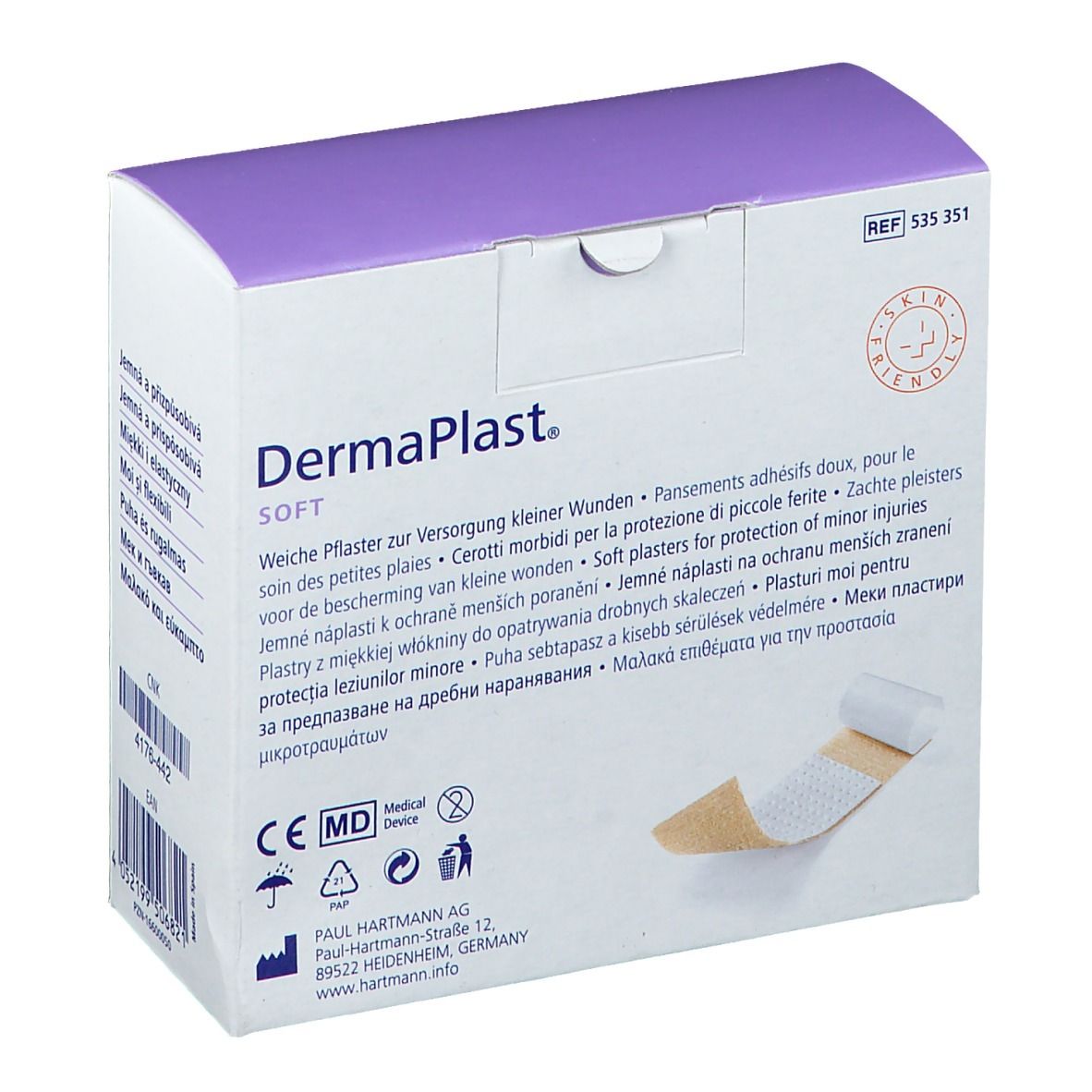 DermaPlast Soft Pflaster 4 cm x 5 m 1 St - shop-apotheke.com