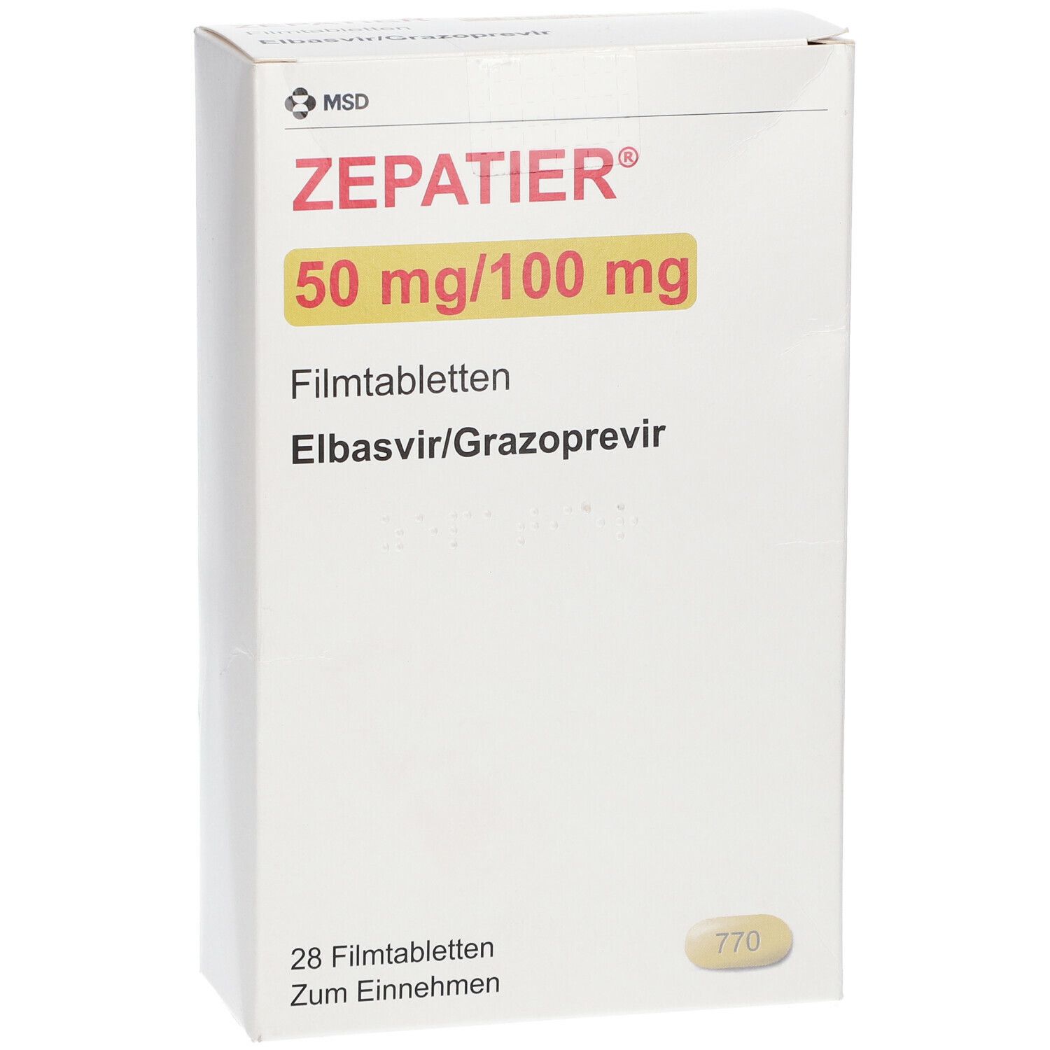 ZEPATIER® 50 mg/100 mg 28 St - shop-apotheke.com
