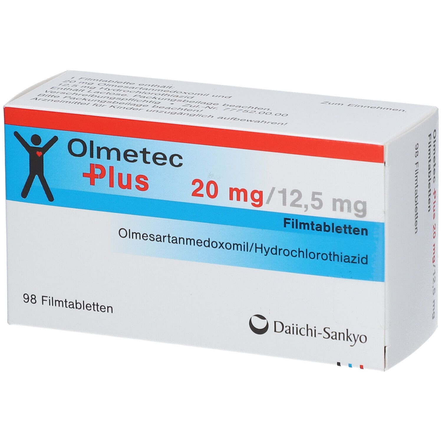 Olmetec Plus 20 mg/12,5 mg 98 St mit dem E-Rezept kaufen - Shop Apotheke