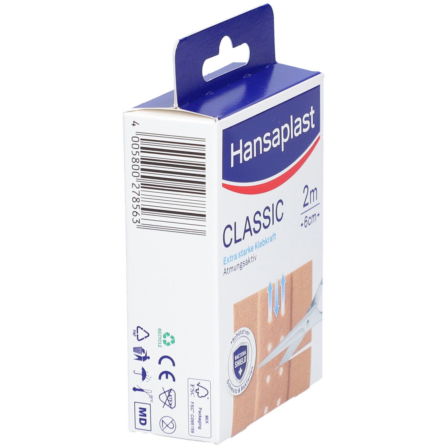 Hansaplast Classic Pflaster 2 m x 6 cm 1 St - shop-apotheke.at