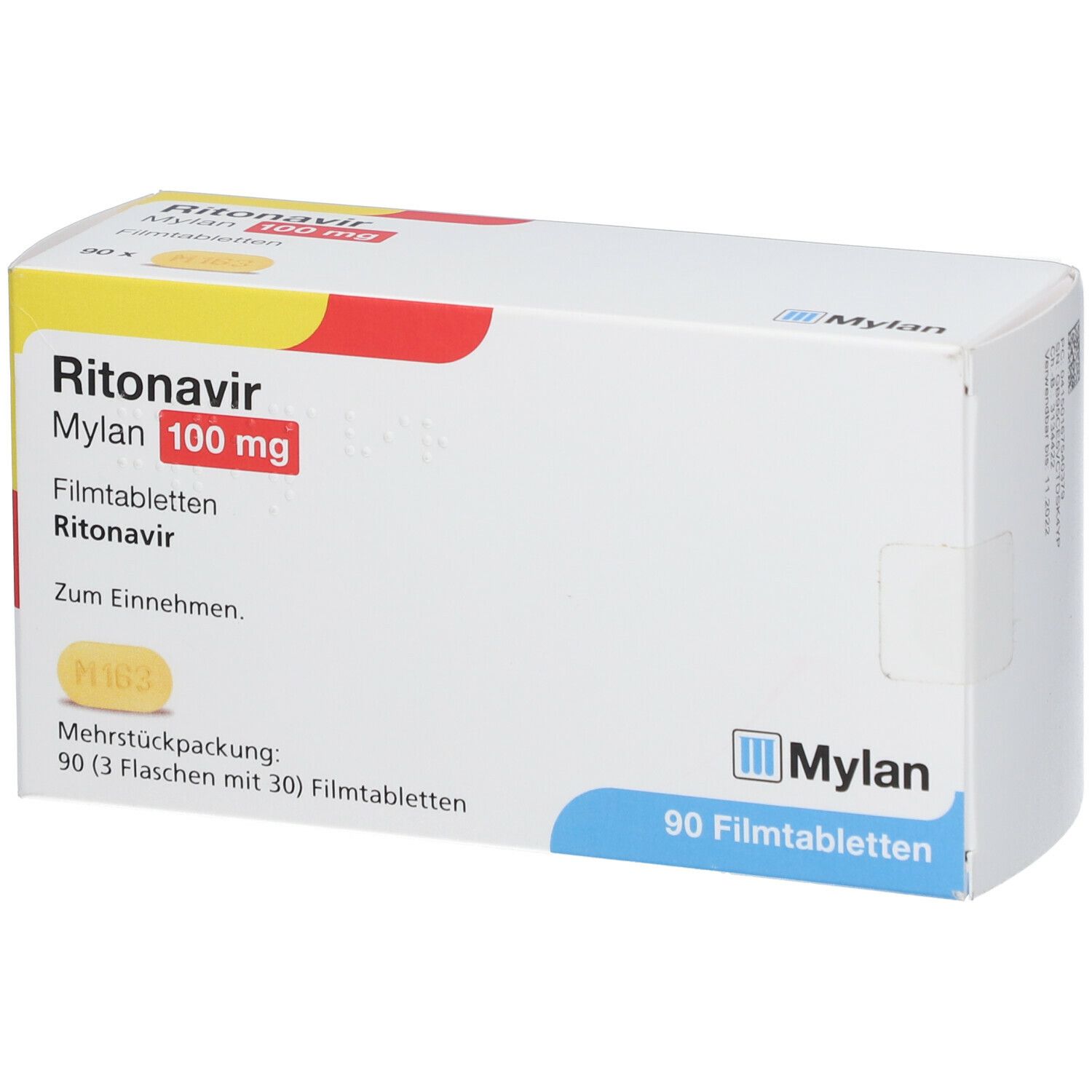 Ritonavir® Mylan 100 mg 90 St mit dem E-Rezept kaufen - Shop Apotheke