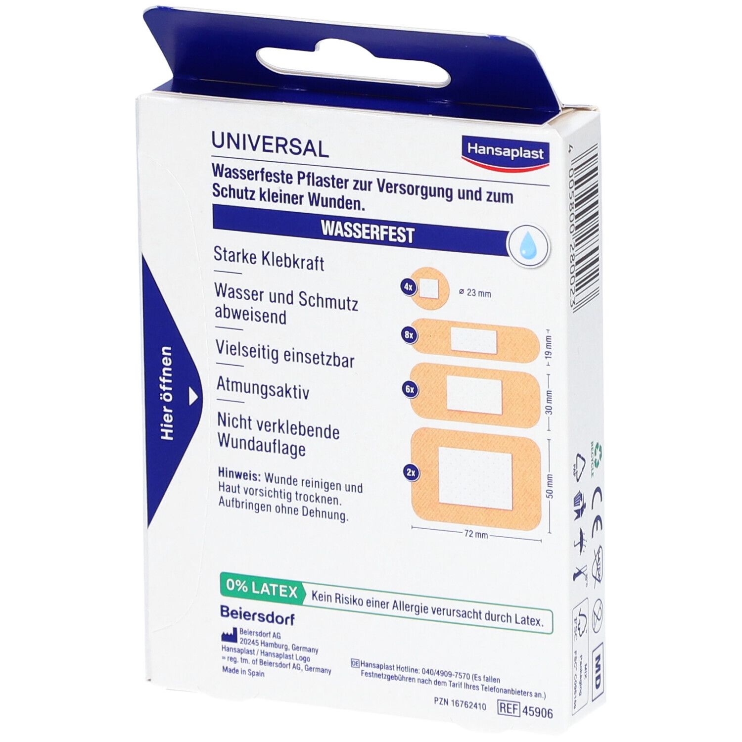 Hansaplast Universal Strips 20 St - shop-apotheke.at