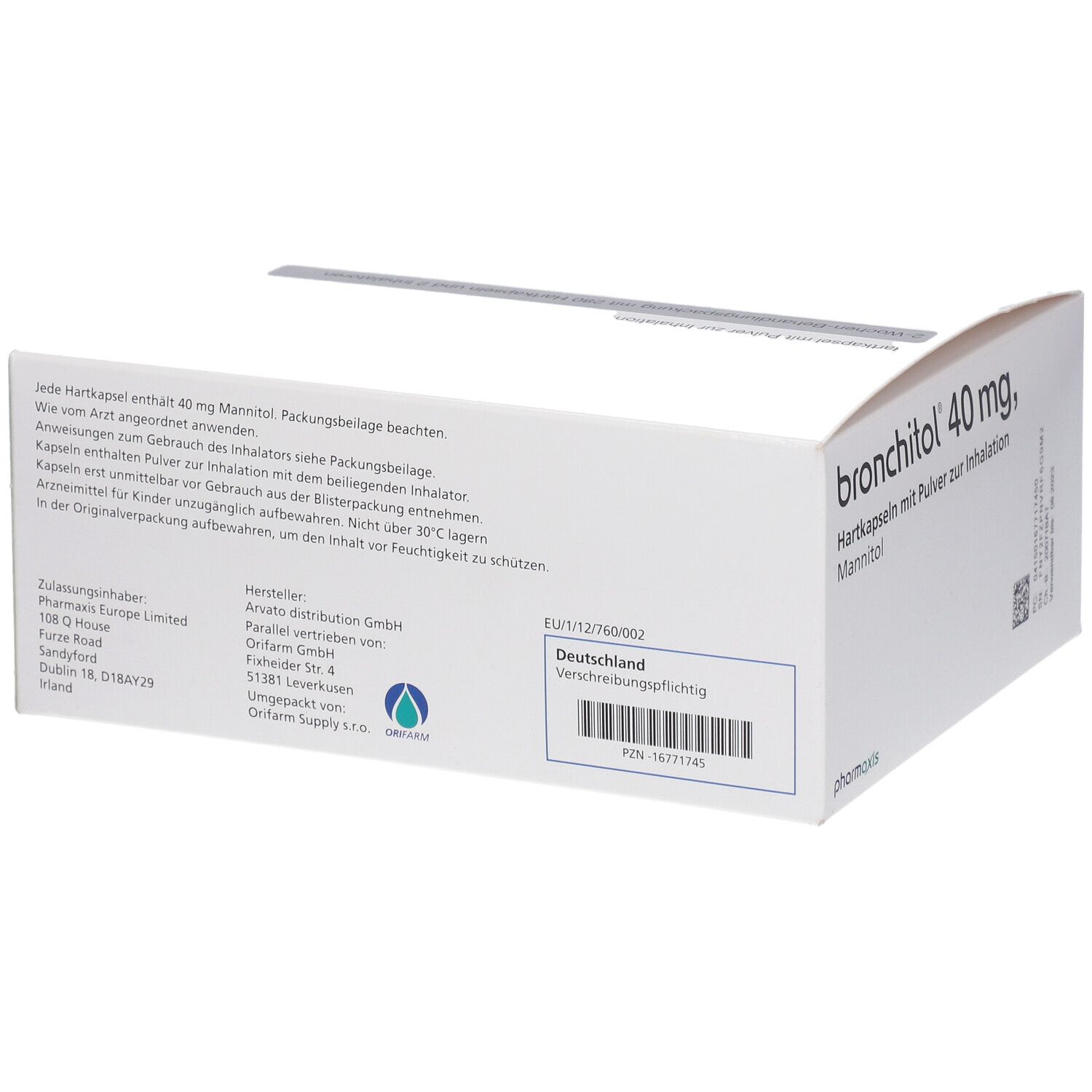 Bronchitol 40 mg Hkp.M. 280 St mit dem E-Rezept kaufen - Shop Apotheke