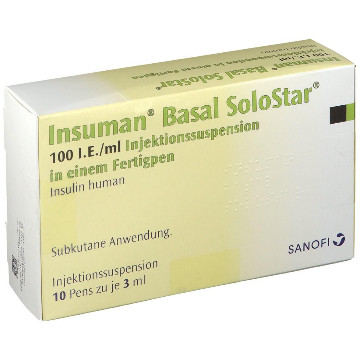 Insuman® Basal 100Ie/MlSol 10x3 ml mit dem E-Rezept kaufen - Shop Apotheke