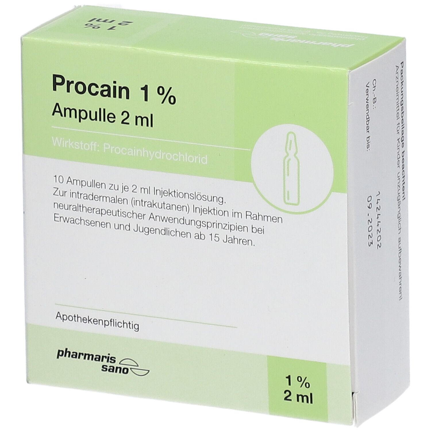 Procain pharmarissano 1 % 10x2 ml - shop-apotheke.com