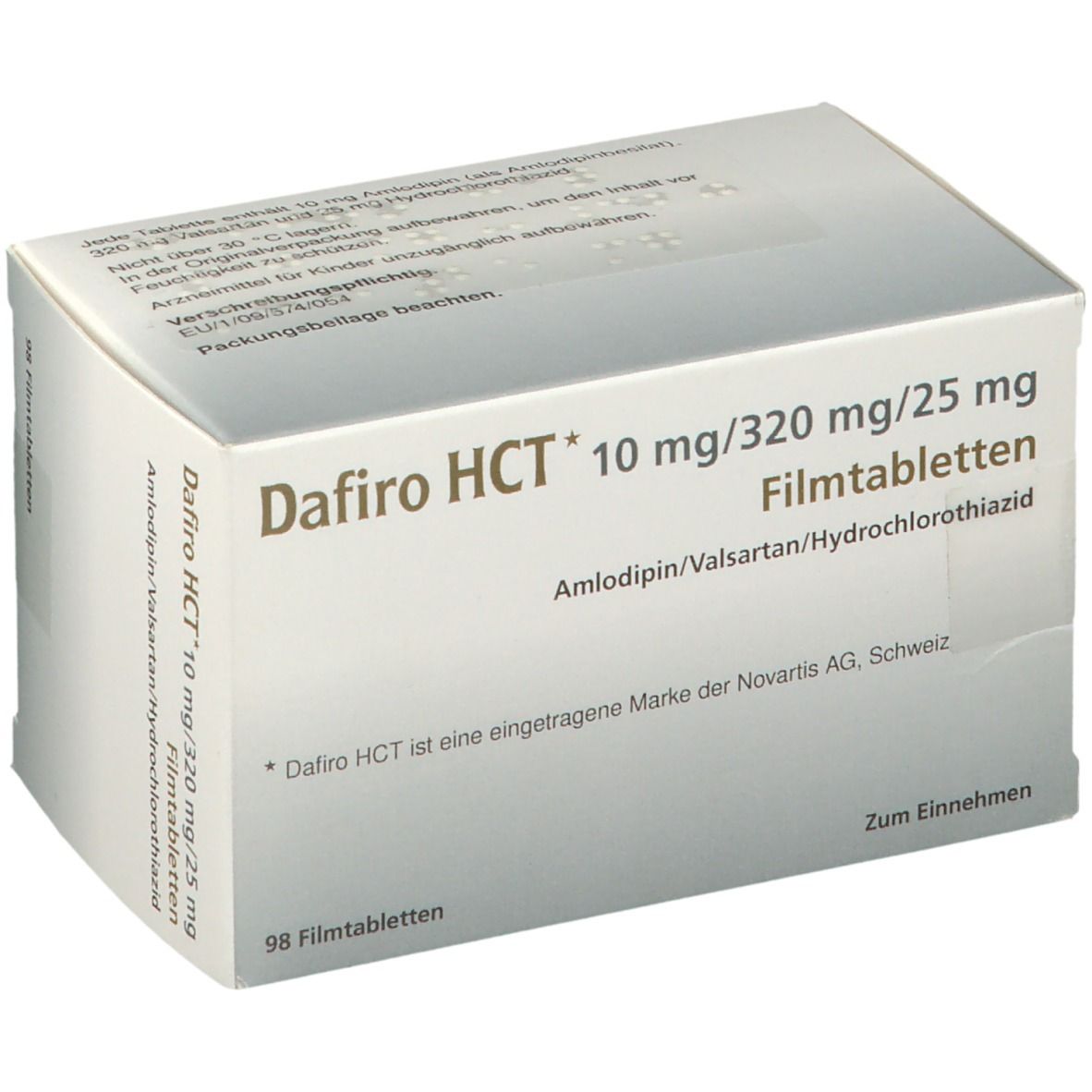 Dafiro HCT 10 mg/320 mg/25 mg 98 St mit dem E-Rezept kaufen - Shop Apotheke
