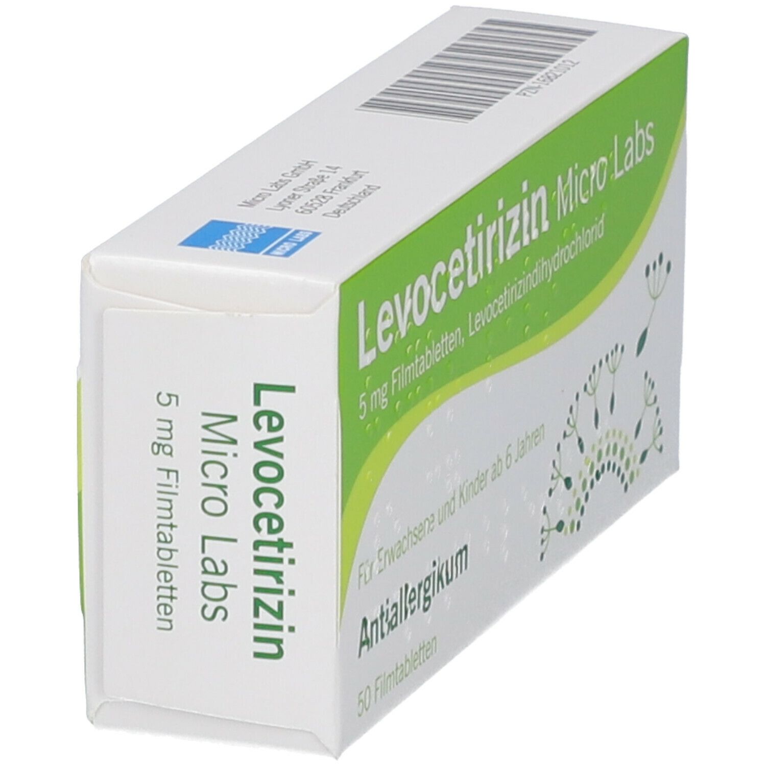 Levocetirizin Micro Labs 5 mg 50 St - Shop Apotheke