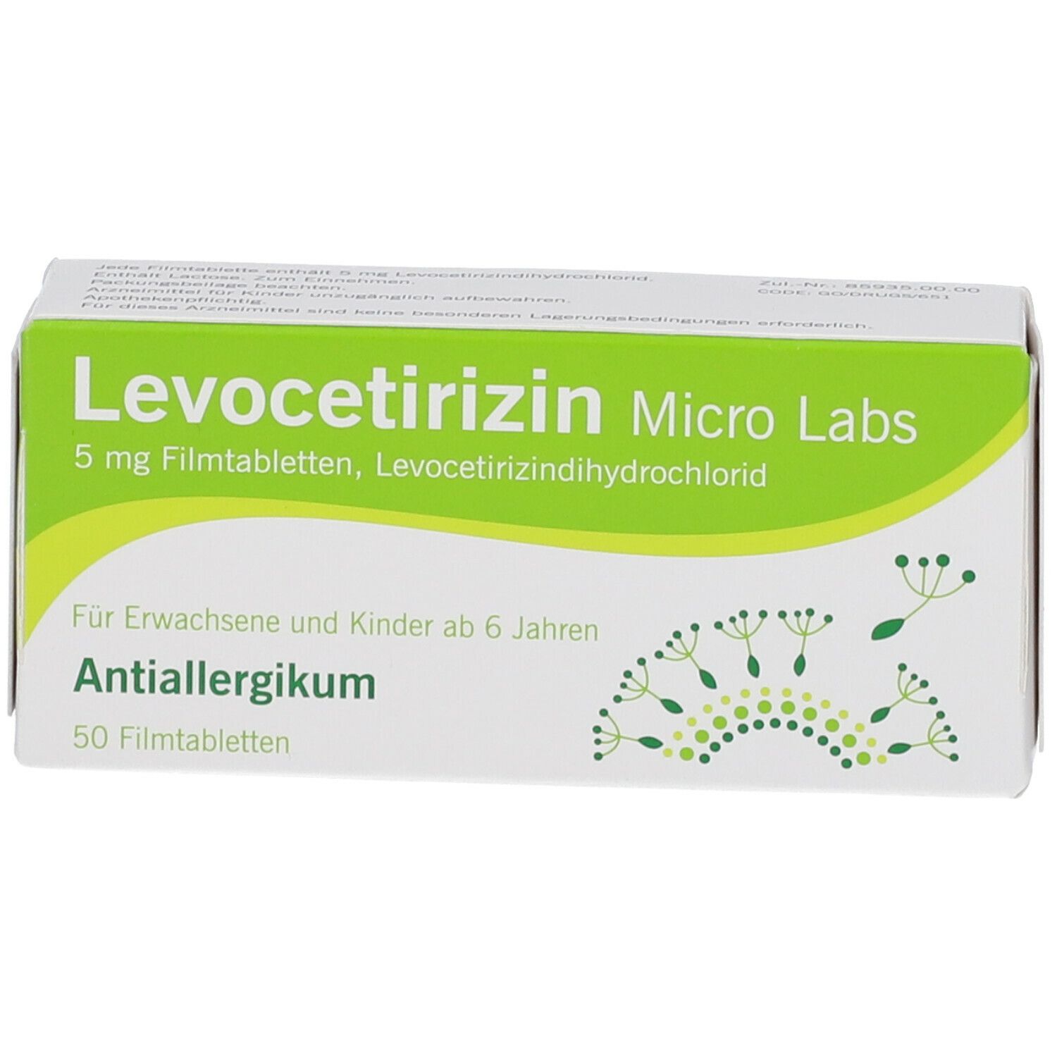 Levocetirizin Micro Labs 5 mg 50 St - Shop Apotheke