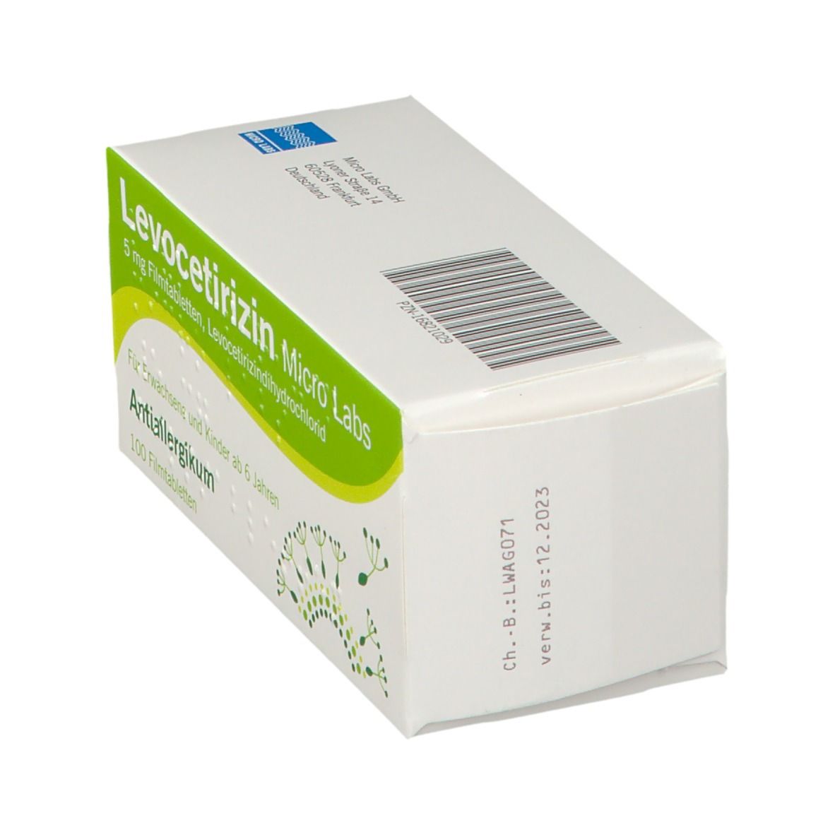 Levocetirizin Micro Labs 5 mg 100 St - Shop Apotheke