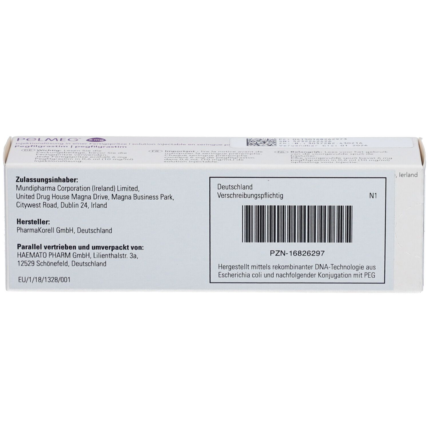 Pelmeg 6 mg 1 St mit dem E-Rezept kaufen - Shop Apotheke