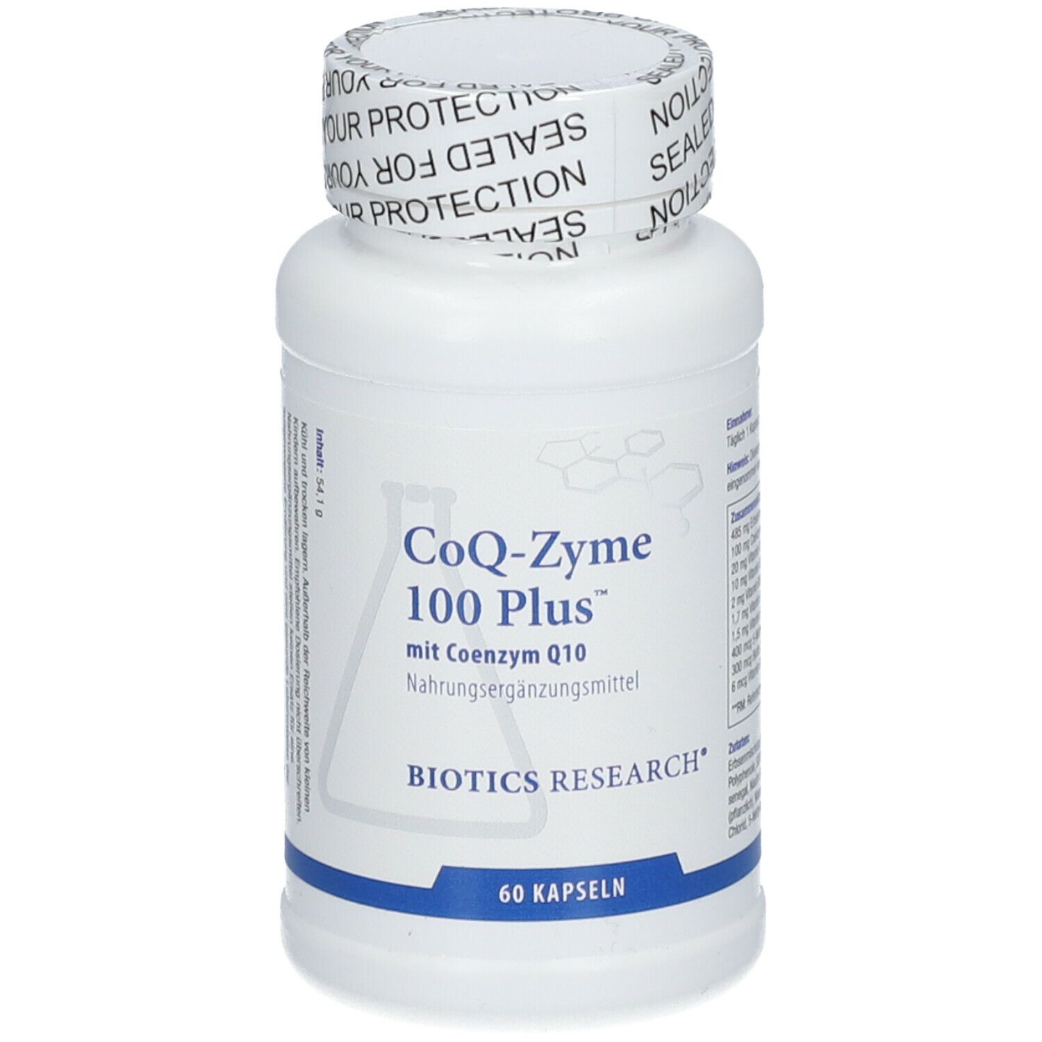 BIOTICS® RESEARCH CoQ-Zyme 100 Plus™ 60 St - shop-apotheke.com