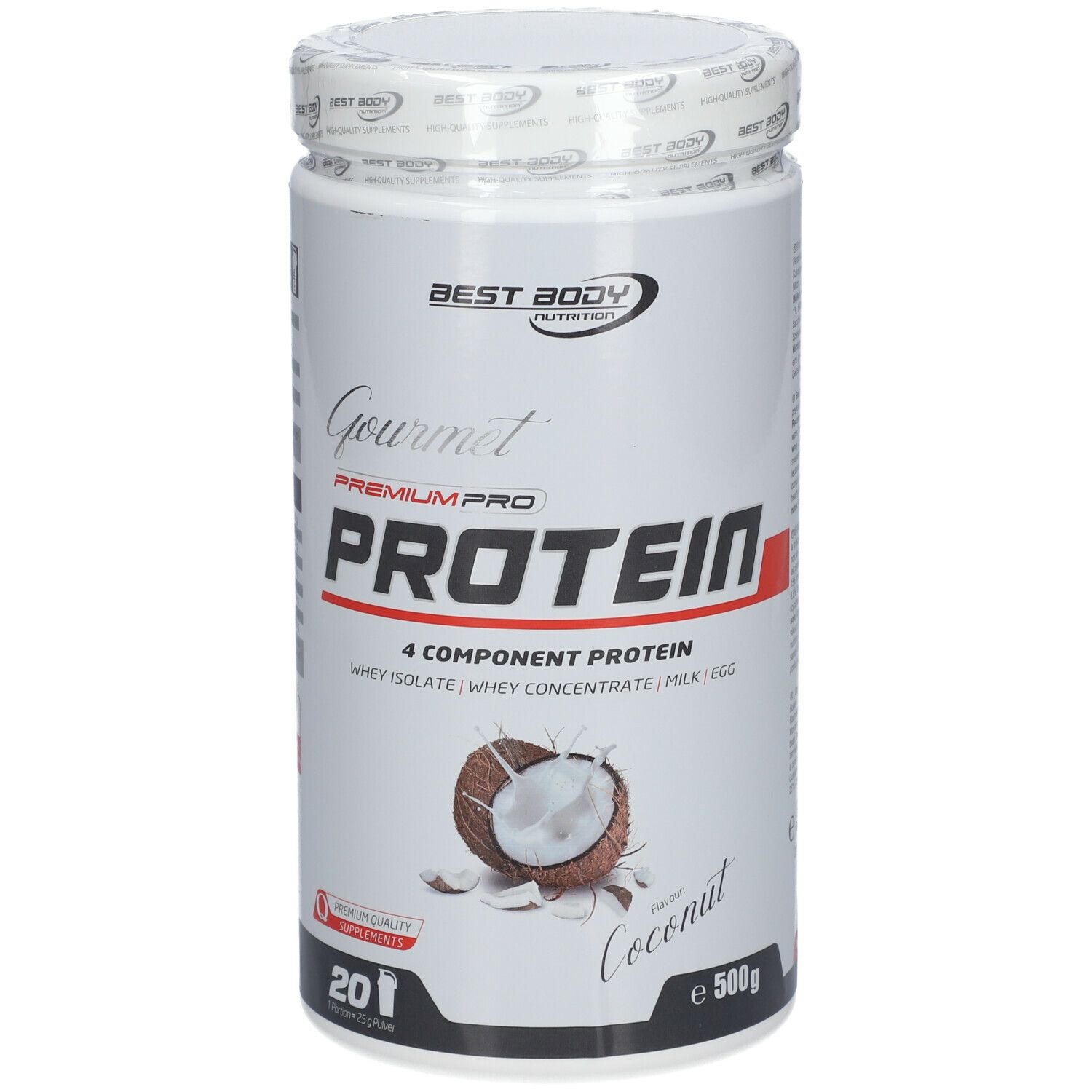 BEST BODY NUTRITION Gourmet PRO PROTEIN COCONUT 500 g - shop-apotheke.com