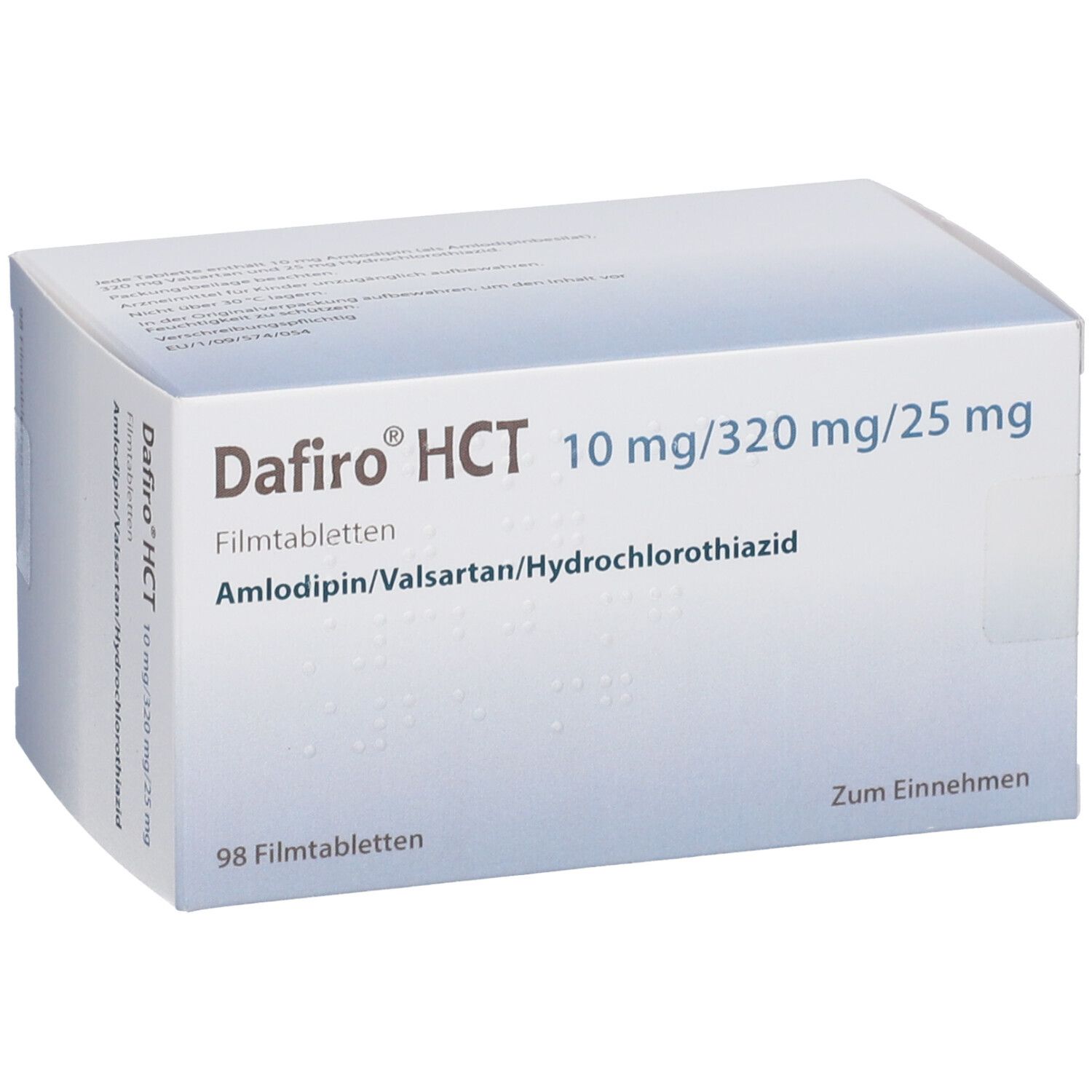 Dafiro HCT 10 mg/320 mg/25 mg 98 St mit dem E-Rezept kaufen - Shop Apotheke