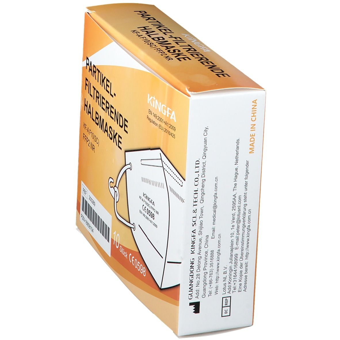 KINGFA PARTIKELFILTERNDE HALBMASKE FFP2 10 St - Shop Apotheke