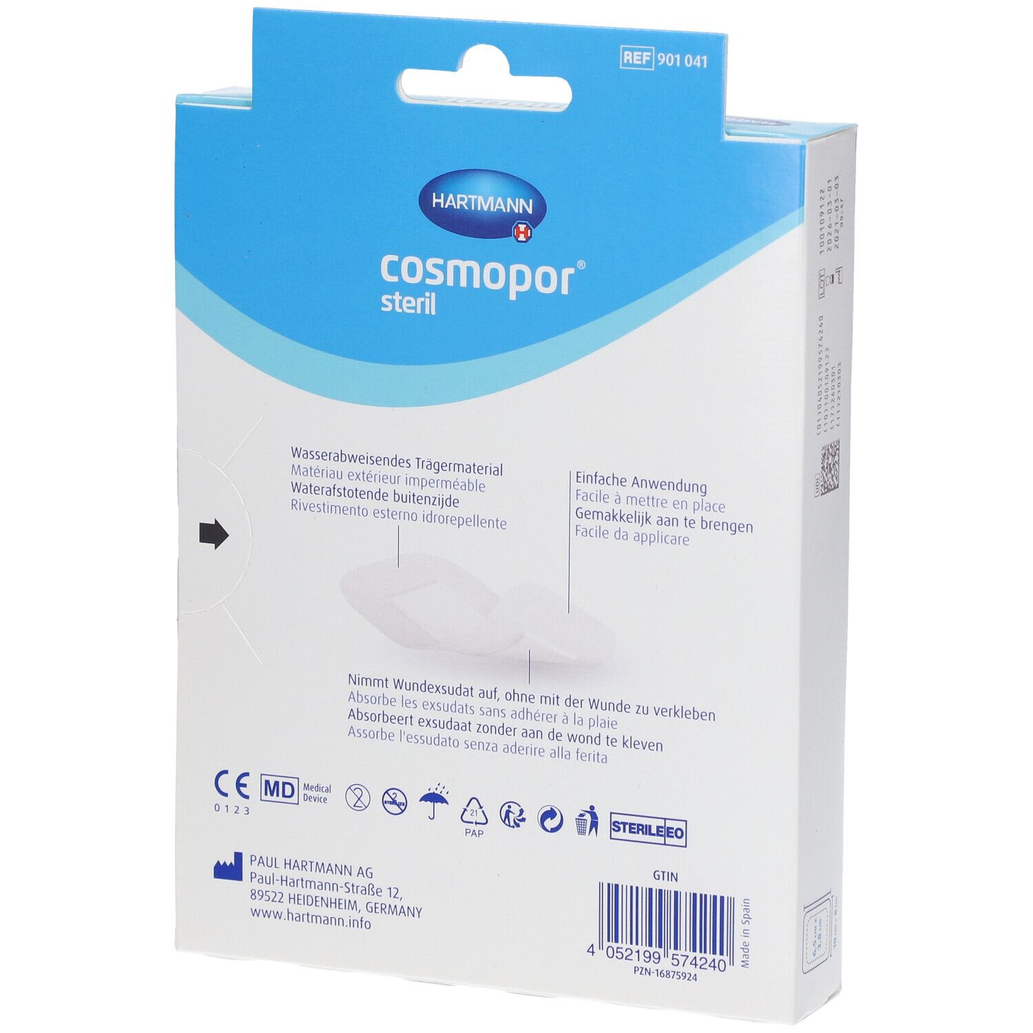 Cosmopor® Steril 8x10 cm 5 St - shop-apotheke.com