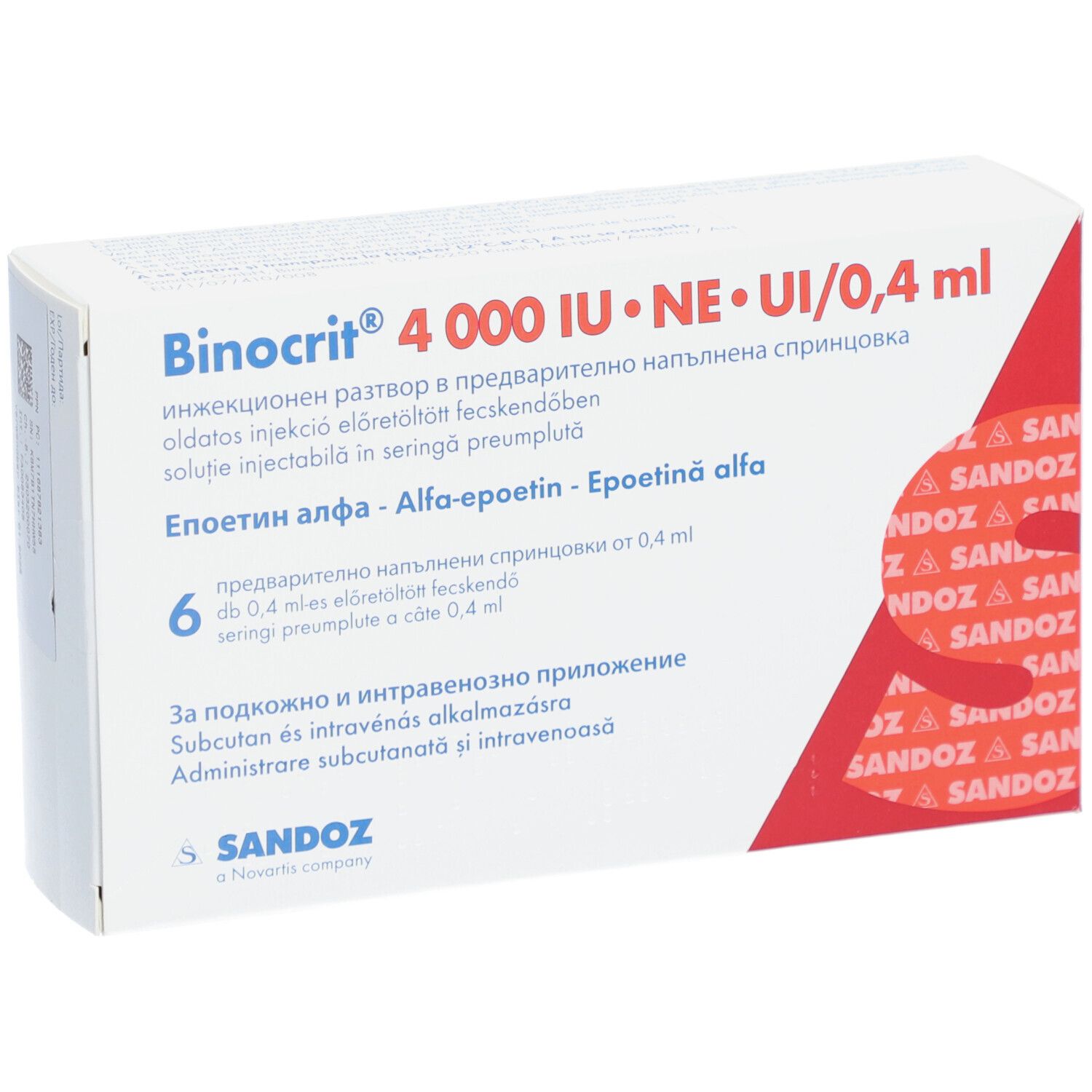 Binocrit 4.000 I.E./0,4 ml 6x0,4 ml mit dem E-Rezept kaufen - Shop Apotheke