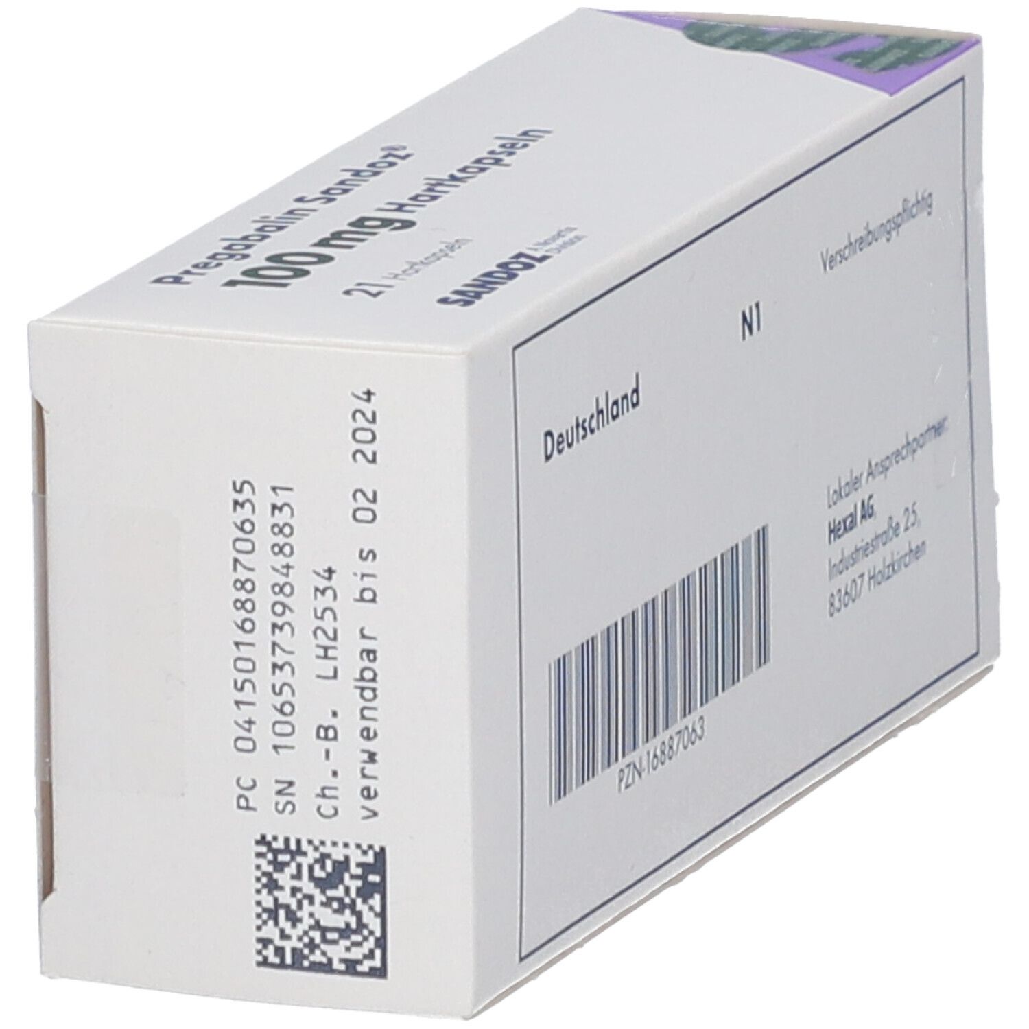 Pregabalin Sandoz® 100 mg 21 St mit dem E-Rezept kaufen - Shop Apotheke