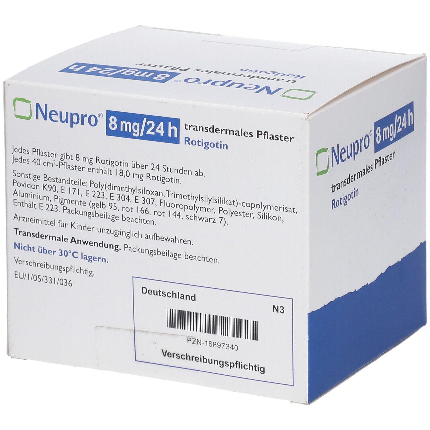 Neupro 8 mg/24h 84 St mit dem E-Rezept kaufen - Shop Apotheke