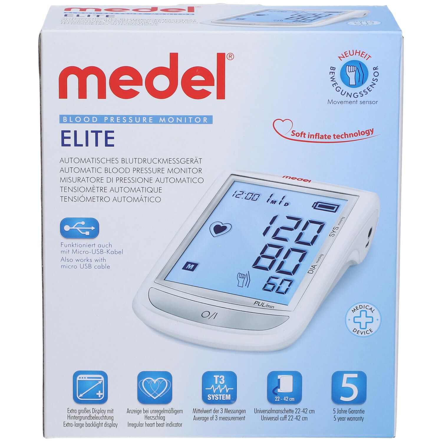 Medel Elite Blutdruckmessgerät 1 St - shop-apotheke.com