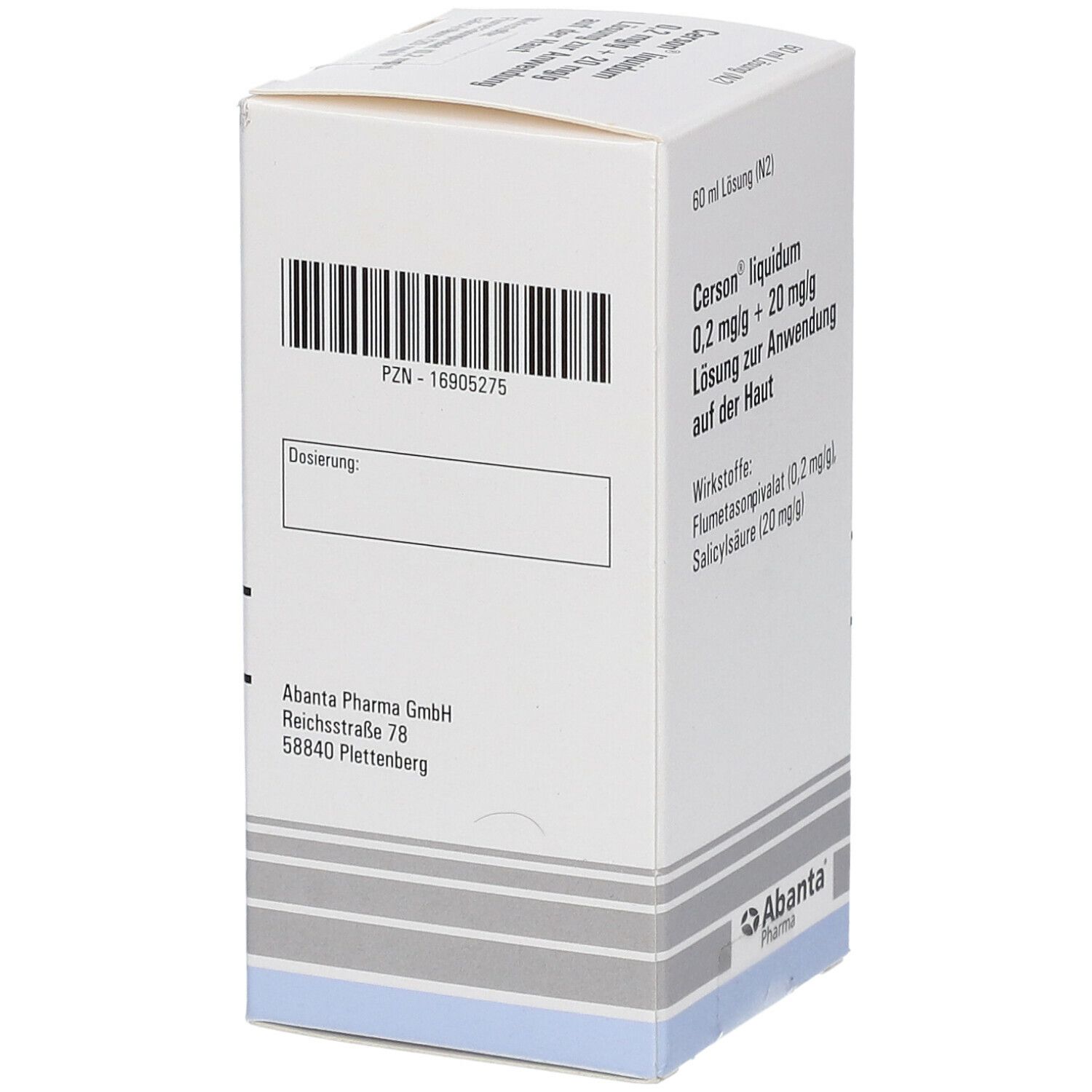 Cerson® liquidum 0,2 mg/g + 20 mg/g 60 ml mit dem E-Rezept kaufen ...