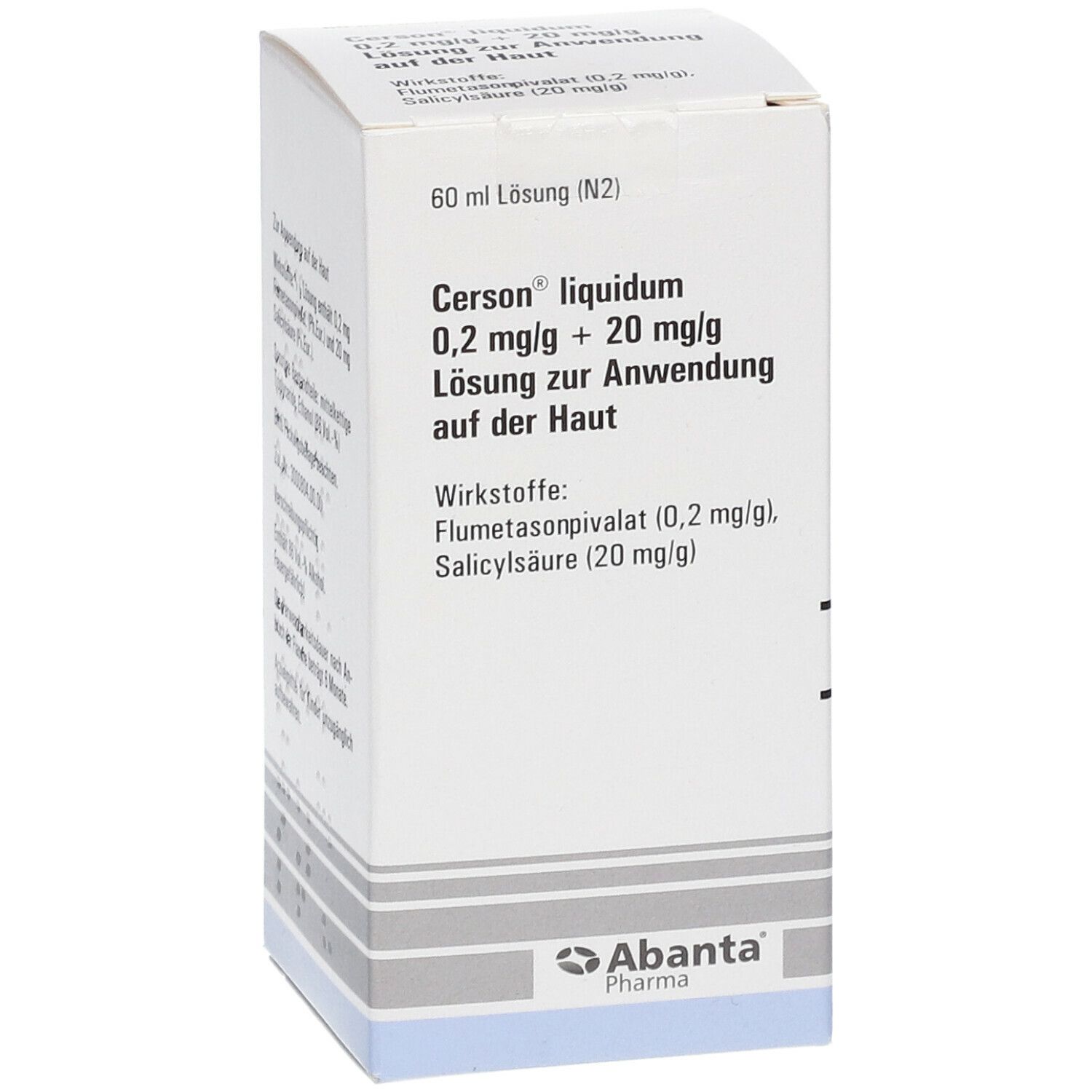 Cerson® liquidum 0,2 mg/g + 20 mg/g 60 ml mit dem E-Rezept kaufen ...