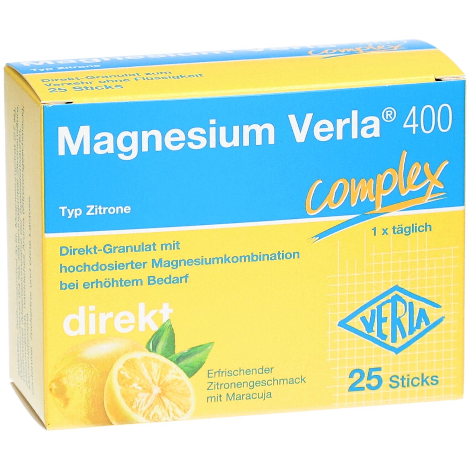 Magnesium Verla® 400 Direkt-Granulat 25 St - Shop Apotheke