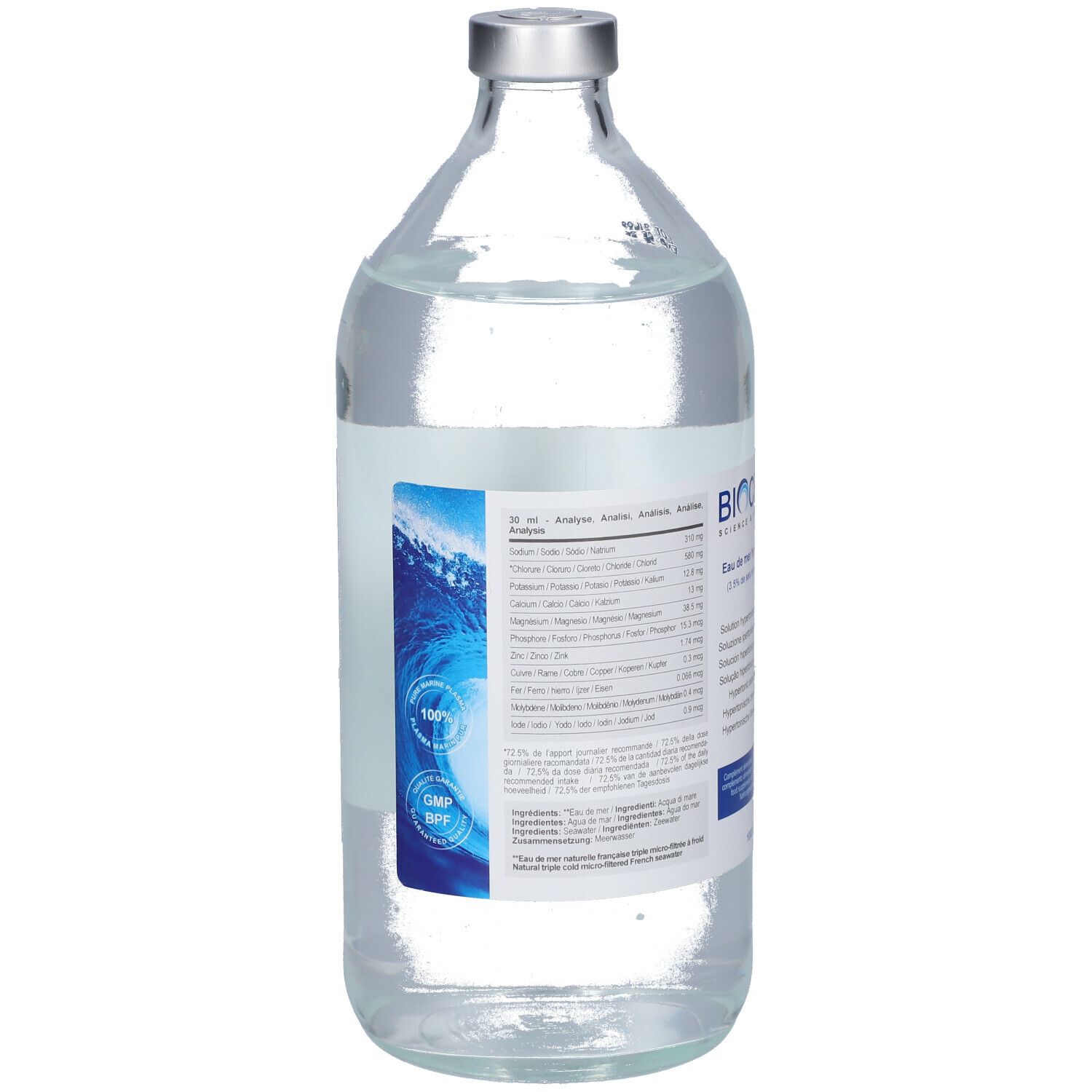 BIOCEAN® hypertonische Meerwasserlösung 1000 ml - Shop Apotheke