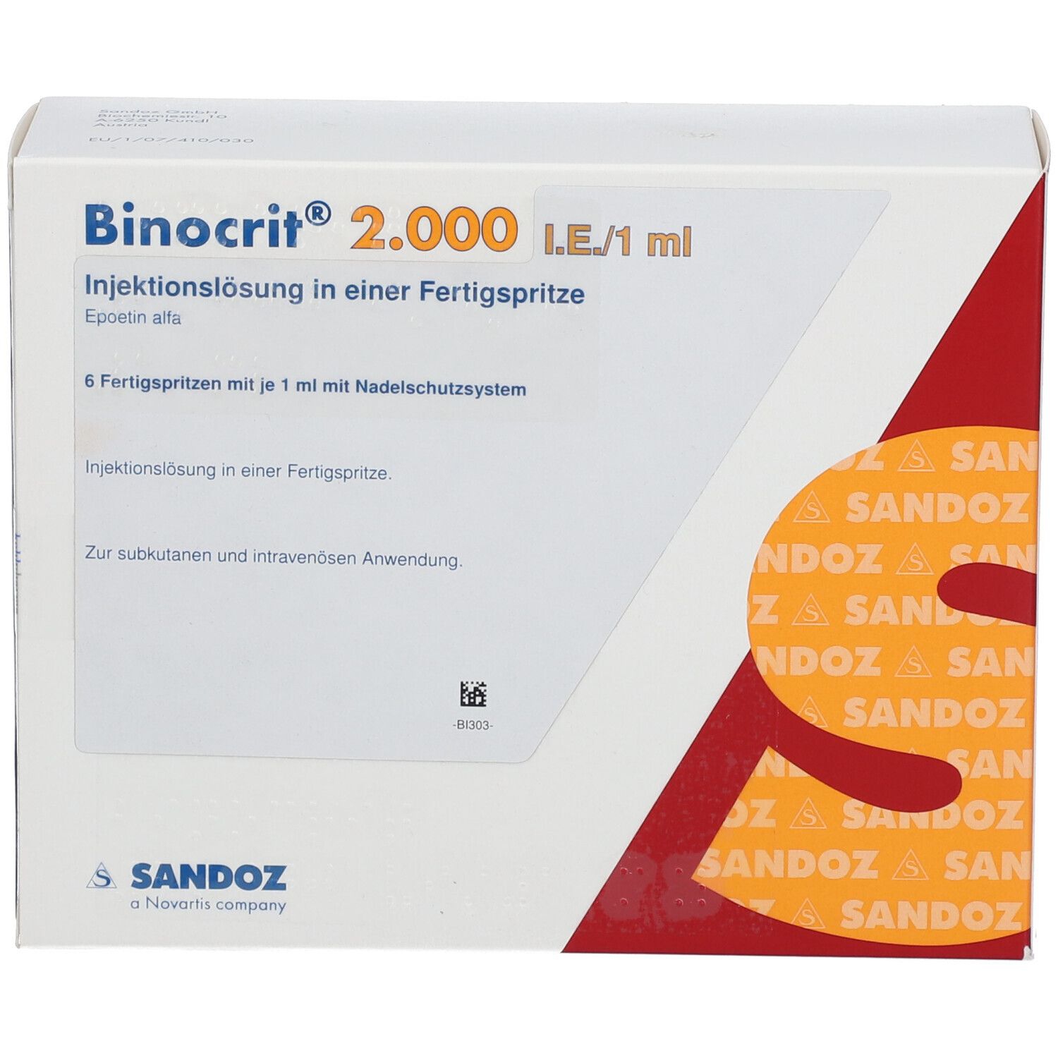 Binocrit 2.000 I.E./1 ml 6x1 ml mit dem E-Rezept kaufen - Shop Apotheke