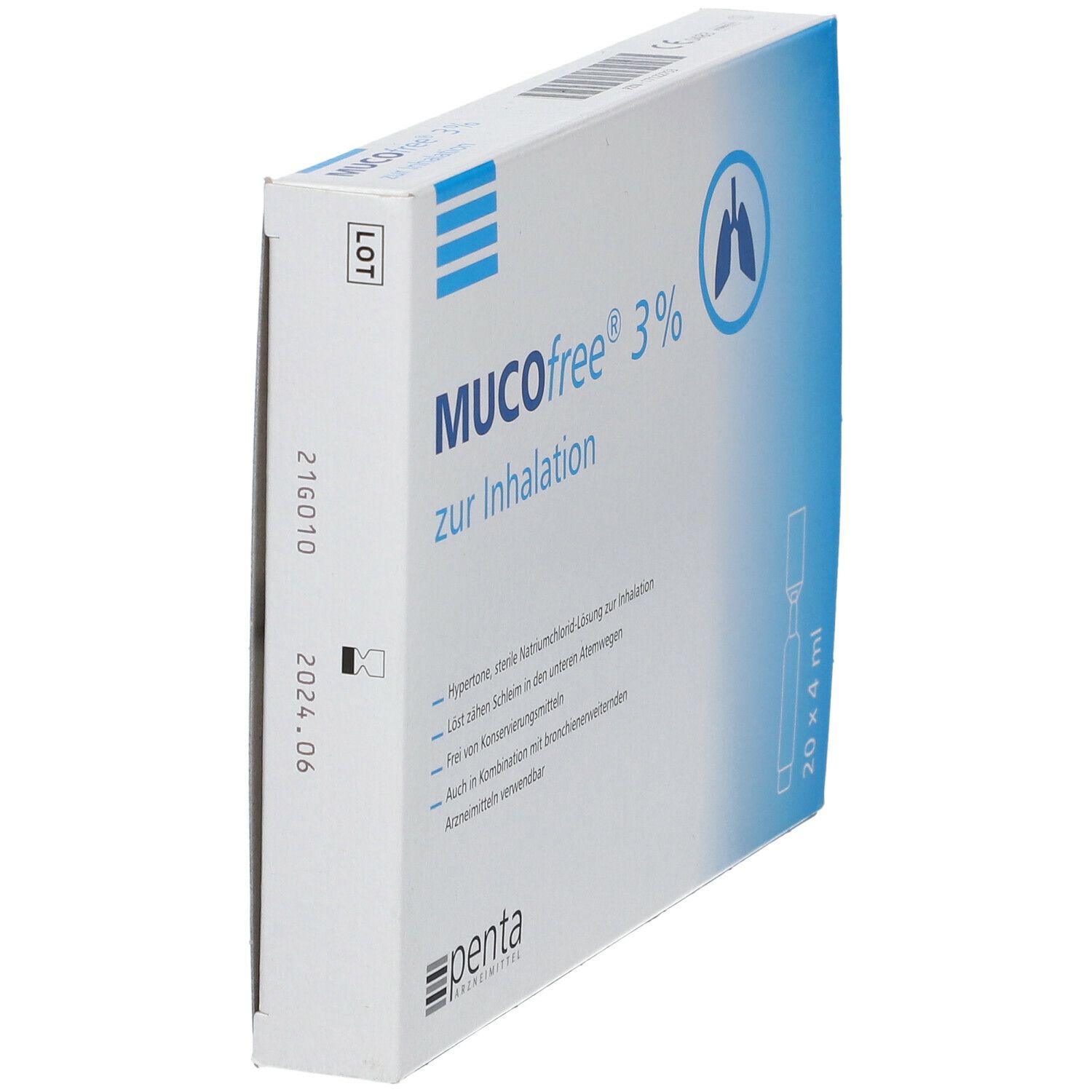 MUCOfree® 3% 20x4 ml - Shop Apotheke