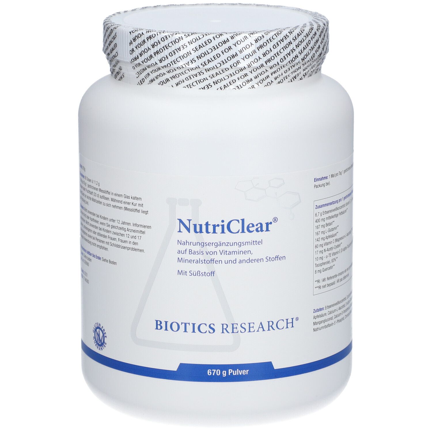 BIOTICS® RESEARCH NutriClear® 670 g - shop-apotheke.com