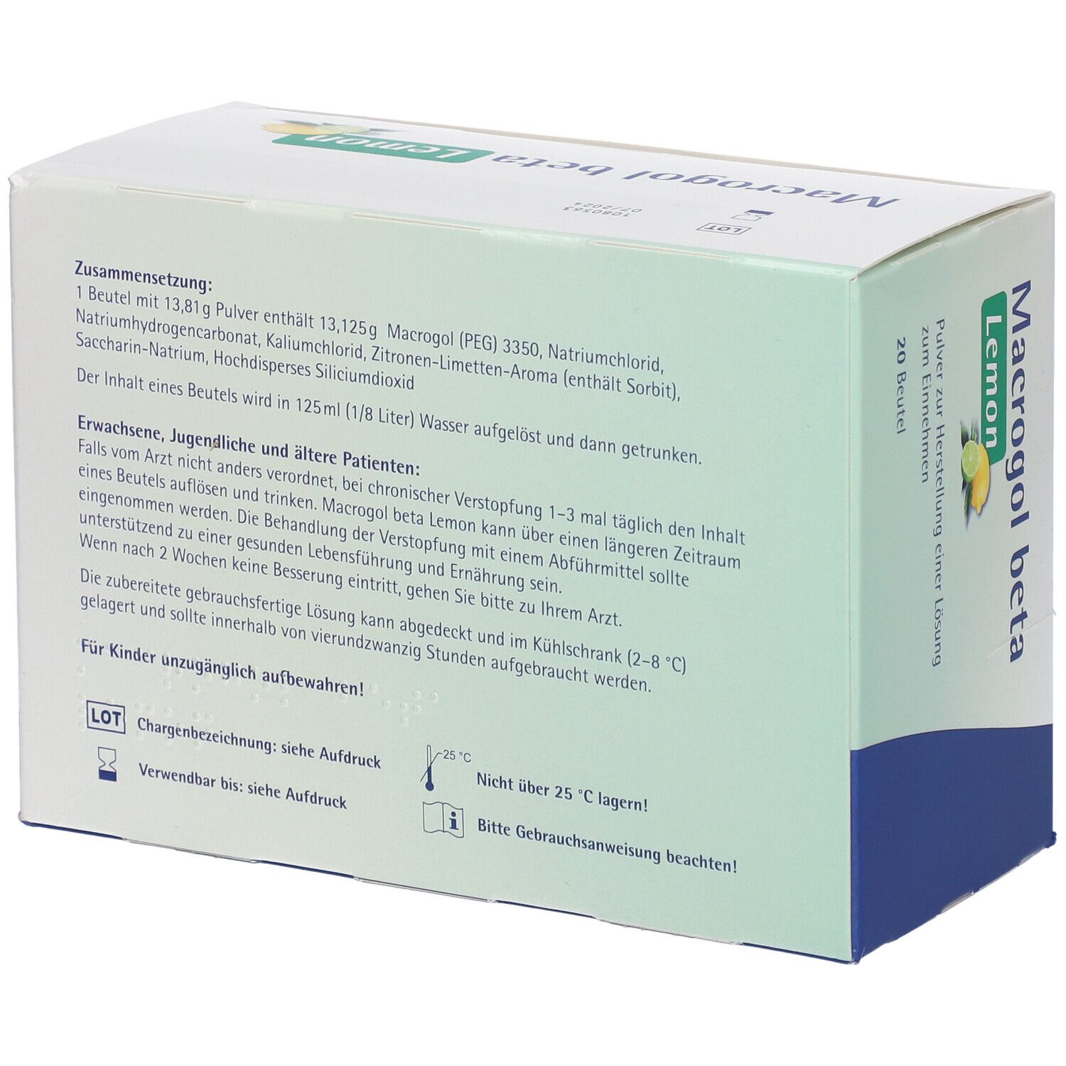 Macrogol beta Lemon 20 St - shop-apotheke.at