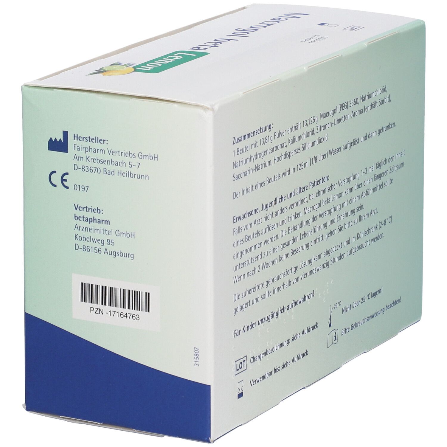 Macrogol beta Lemon 20 St - shop-apotheke.at