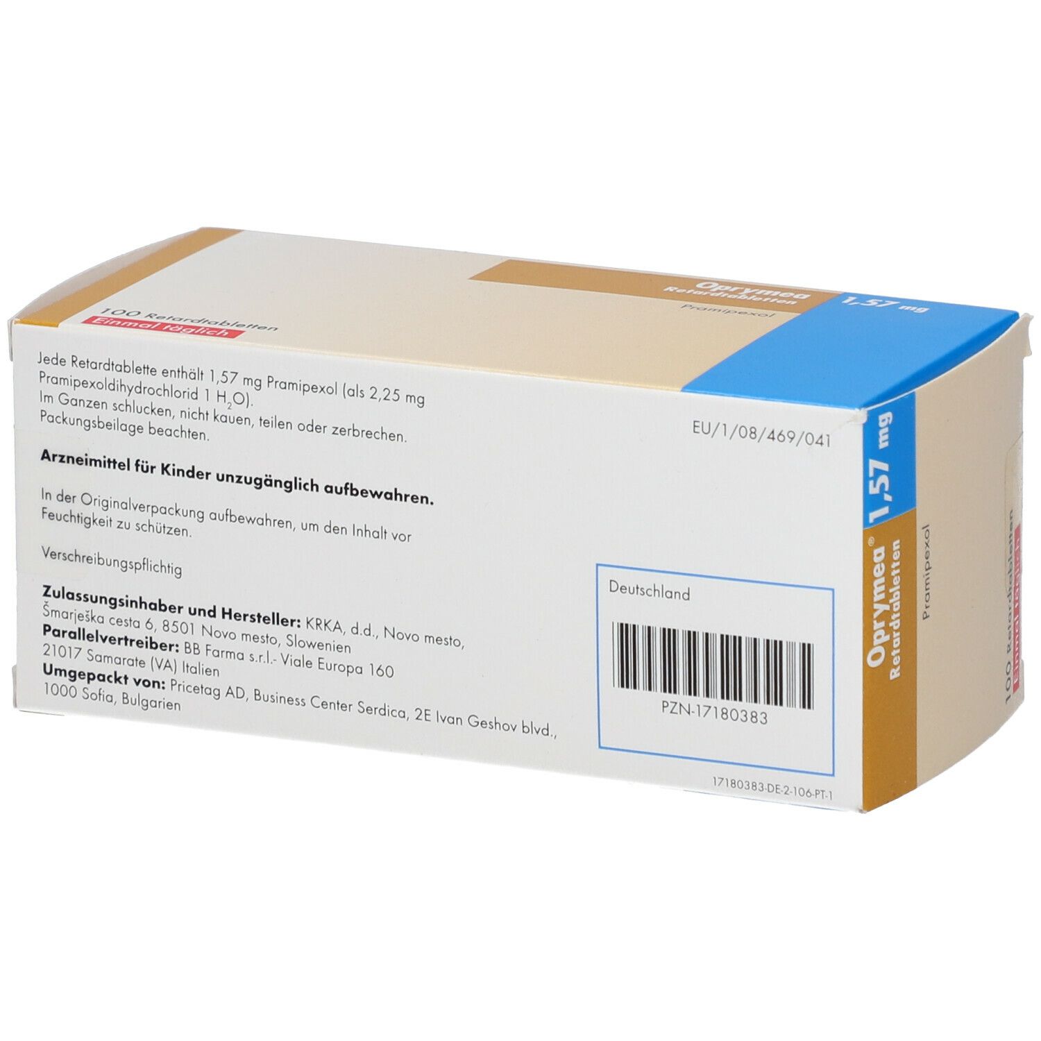 Oprymea® 1,57 mg 100 St mit dem E-Rezept kaufen - Shop Apotheke