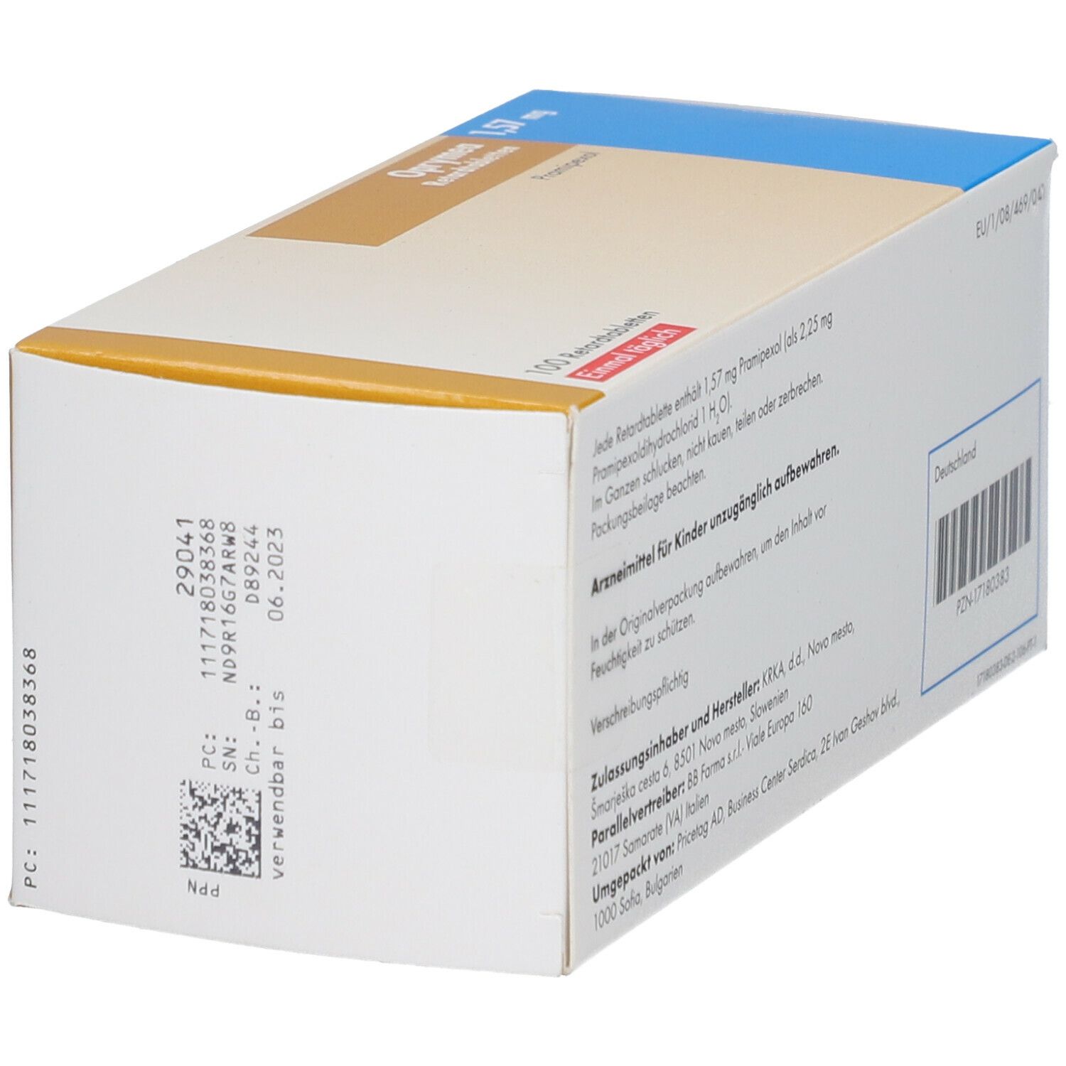 Oprymea® 1,57 mg 100 St mit dem E-Rezept kaufen - Shop Apotheke