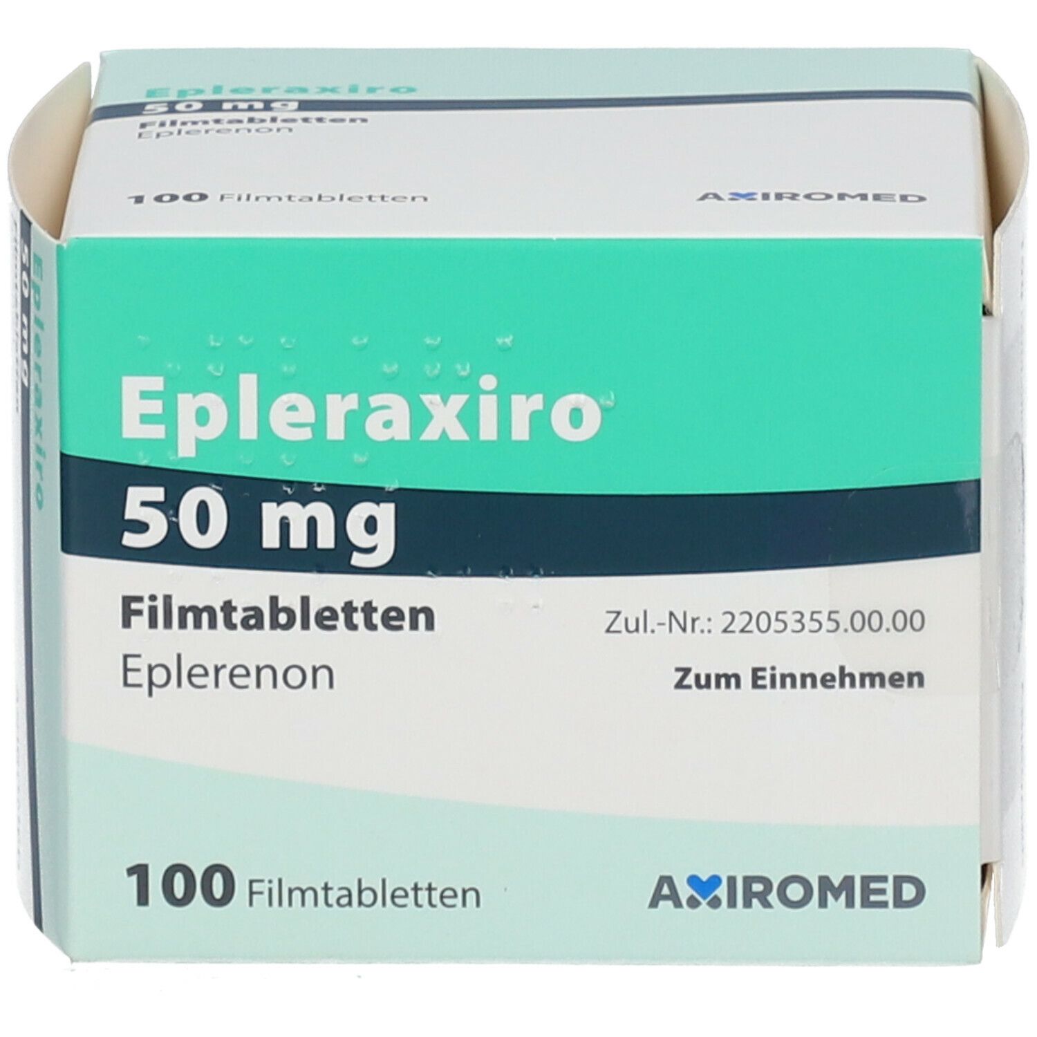 EPLERAXIRO 50 mg Filmtabletten 100 St mit dem E-Rezept kaufen - Shop ...