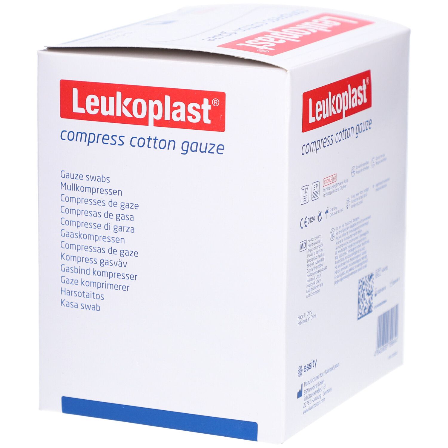 Leukoplast® compress Cotton Gaze 10 x 10 cm steril 25x5 St - Shop Apotheke