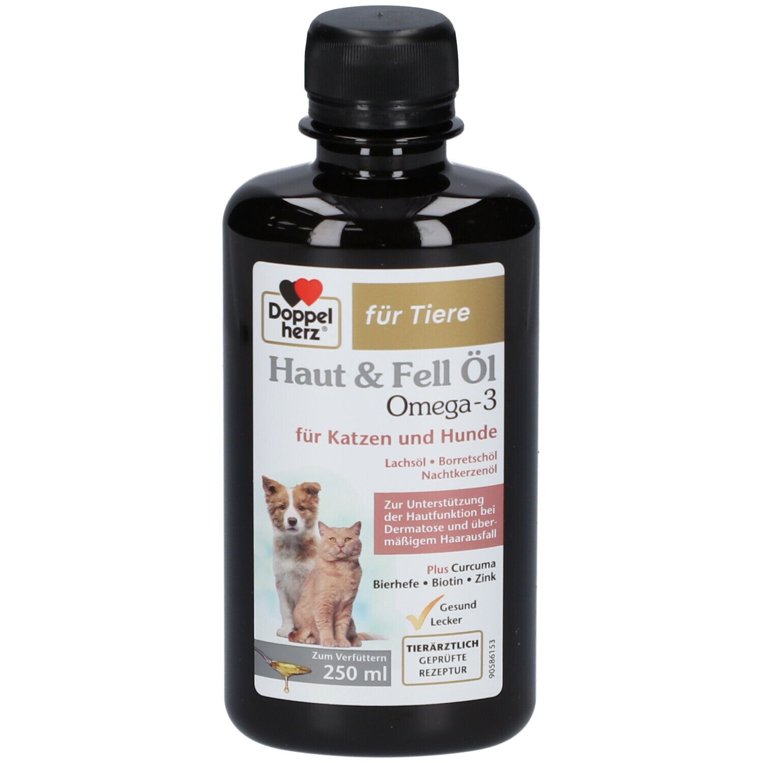 Doppelherz® Für Tiere Haut And Fell Öl Omega 3 Für Katzen Und Hunde 250