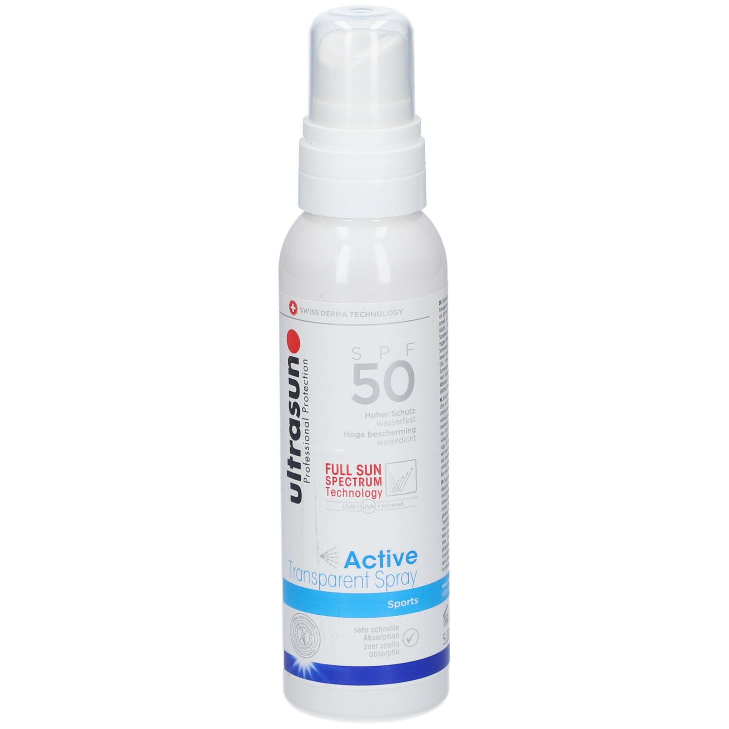 ultrasun Active Transparent Spray SPF50 150 ml - shop-apotheke.com