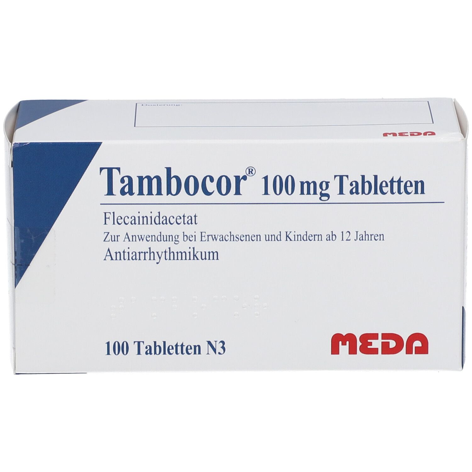 TAMBOCOR 100 mg Tabletten 100 St mit dem E-Rezept kaufen - Shop Apotheke