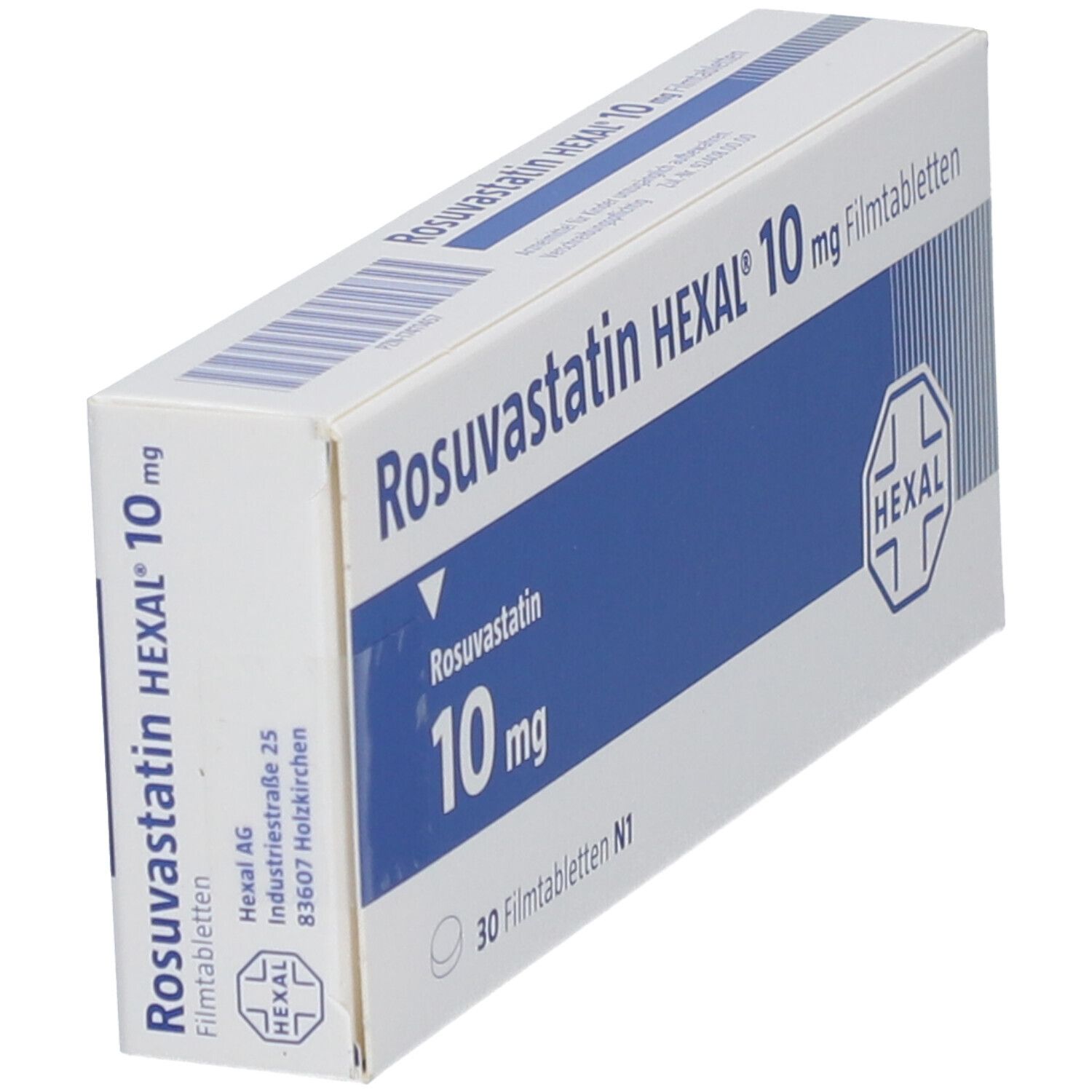 ROSUVASTATIN HEXAL 10 mg Filmtabletten 30 St mit dem E-Rezept kaufen ...